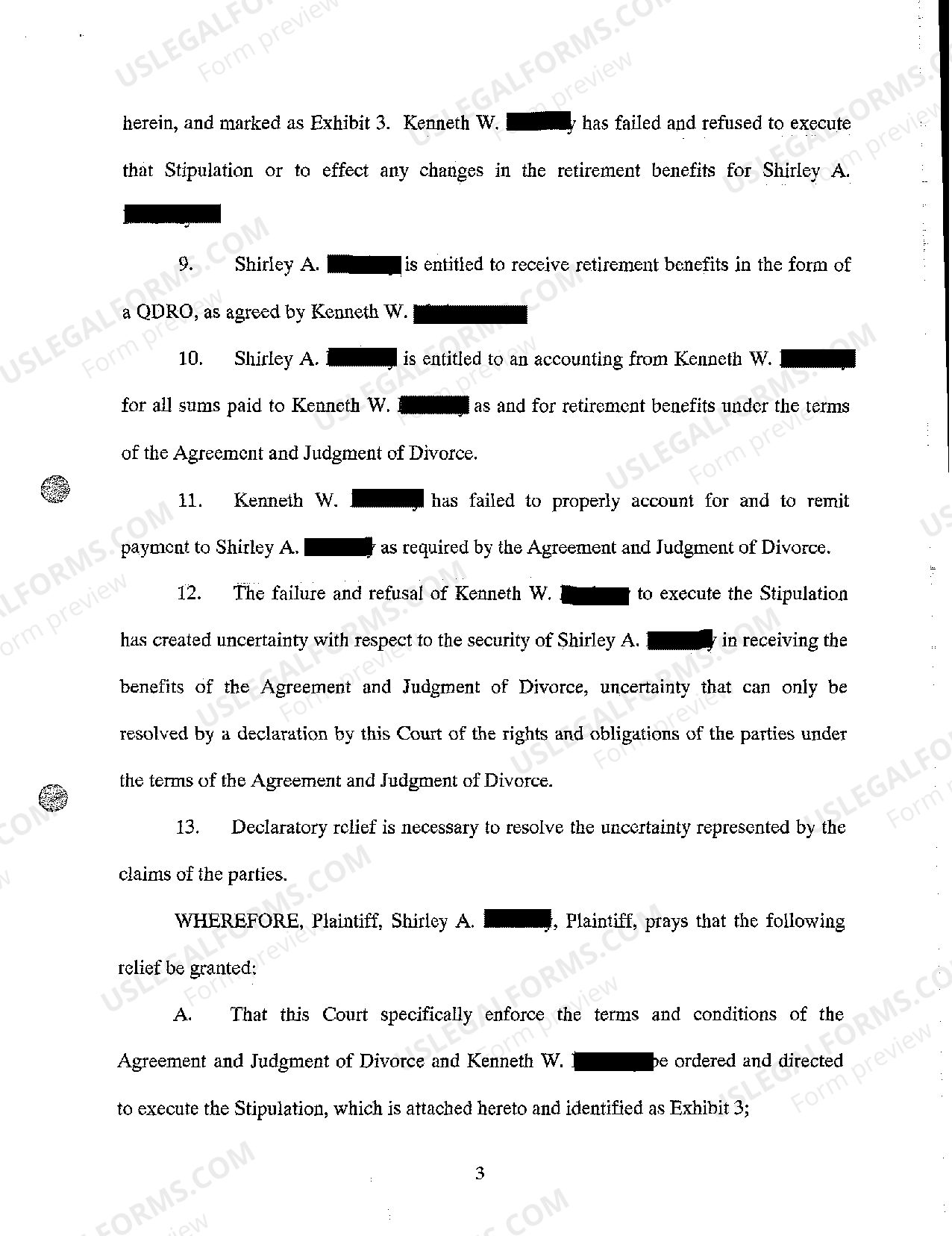 Maryland Complaint for Declaratory Relief for Enforcement of the ...