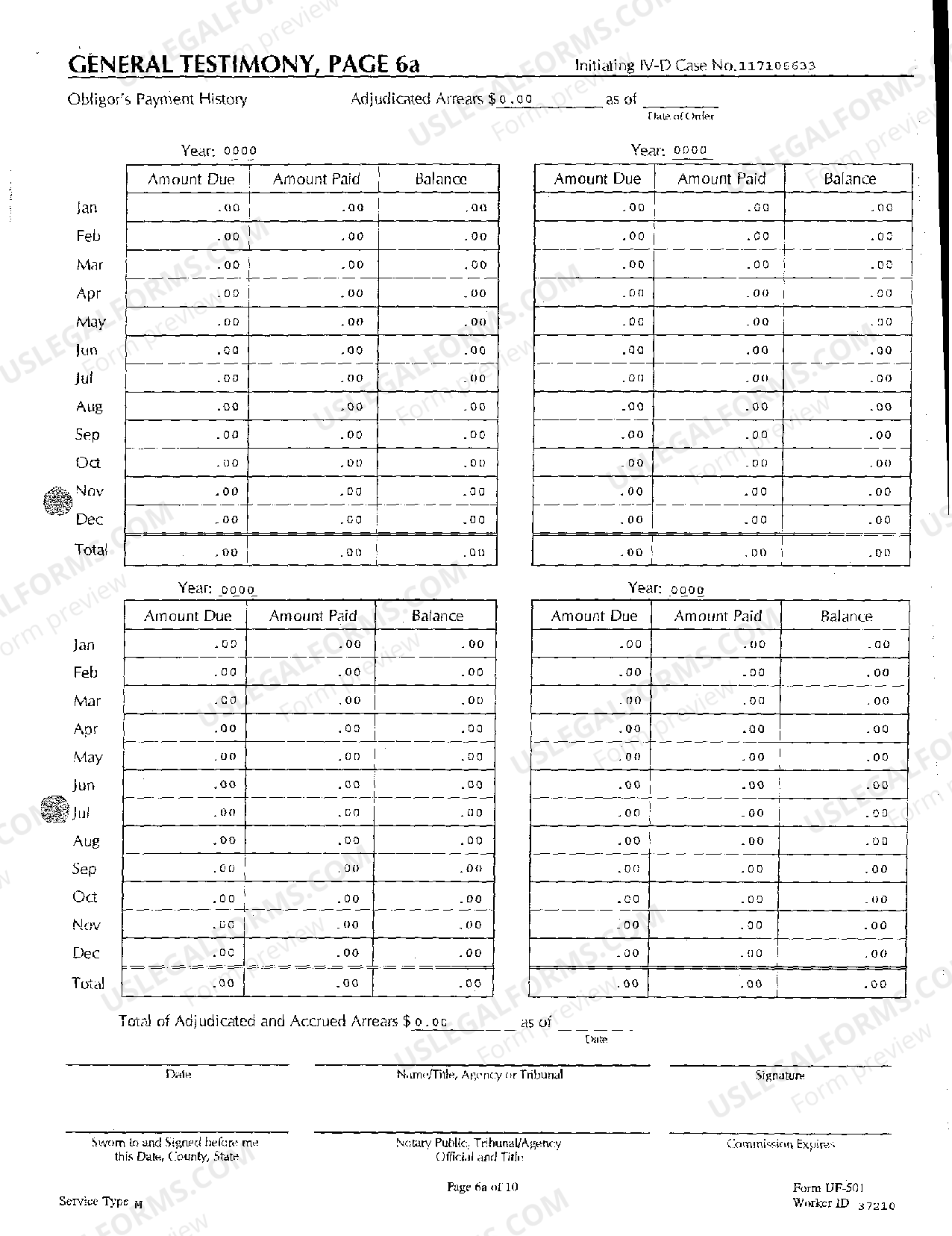 Maryland General Testimony | US Legal Forms