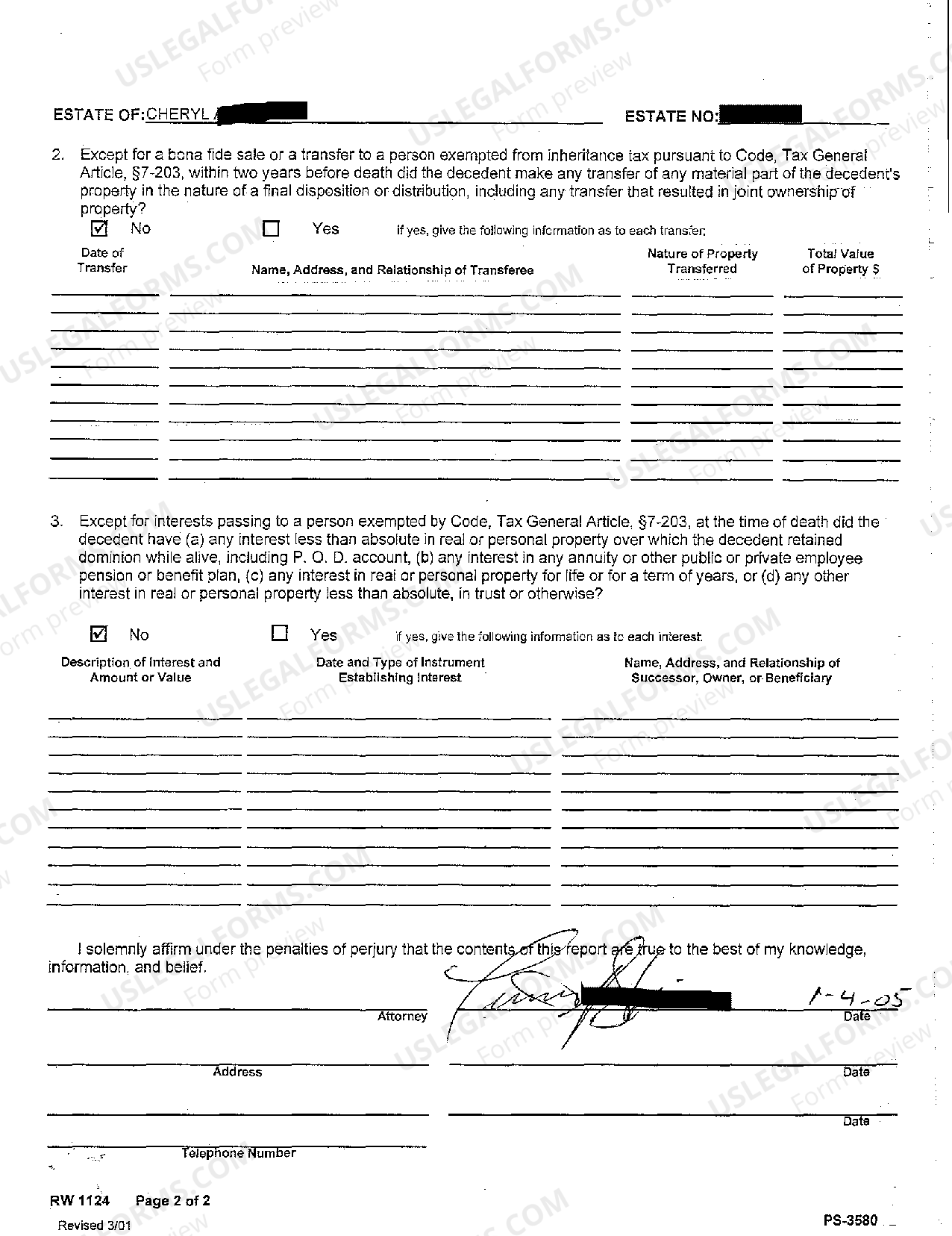 Maryland Information Report | US Legal Forms