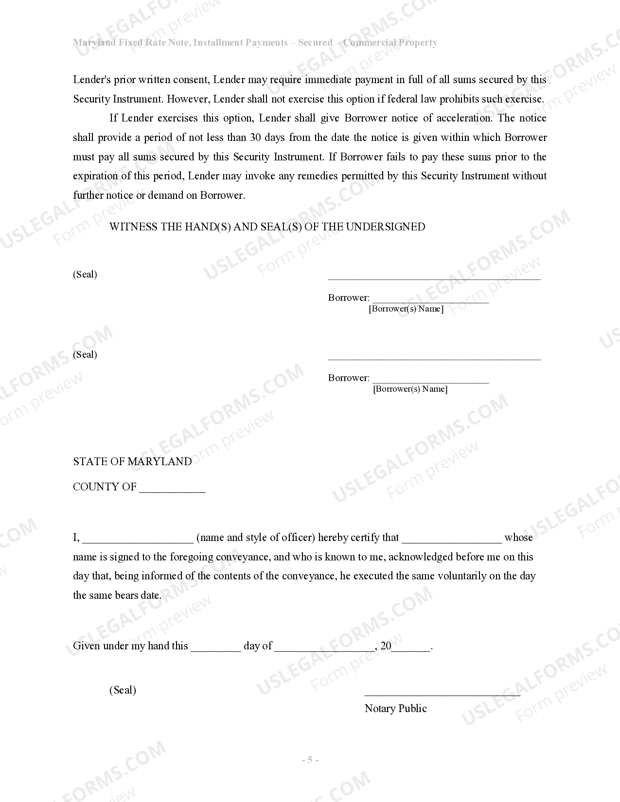 Promissory Note Secured By Real Estate Form | US Legal Forms
