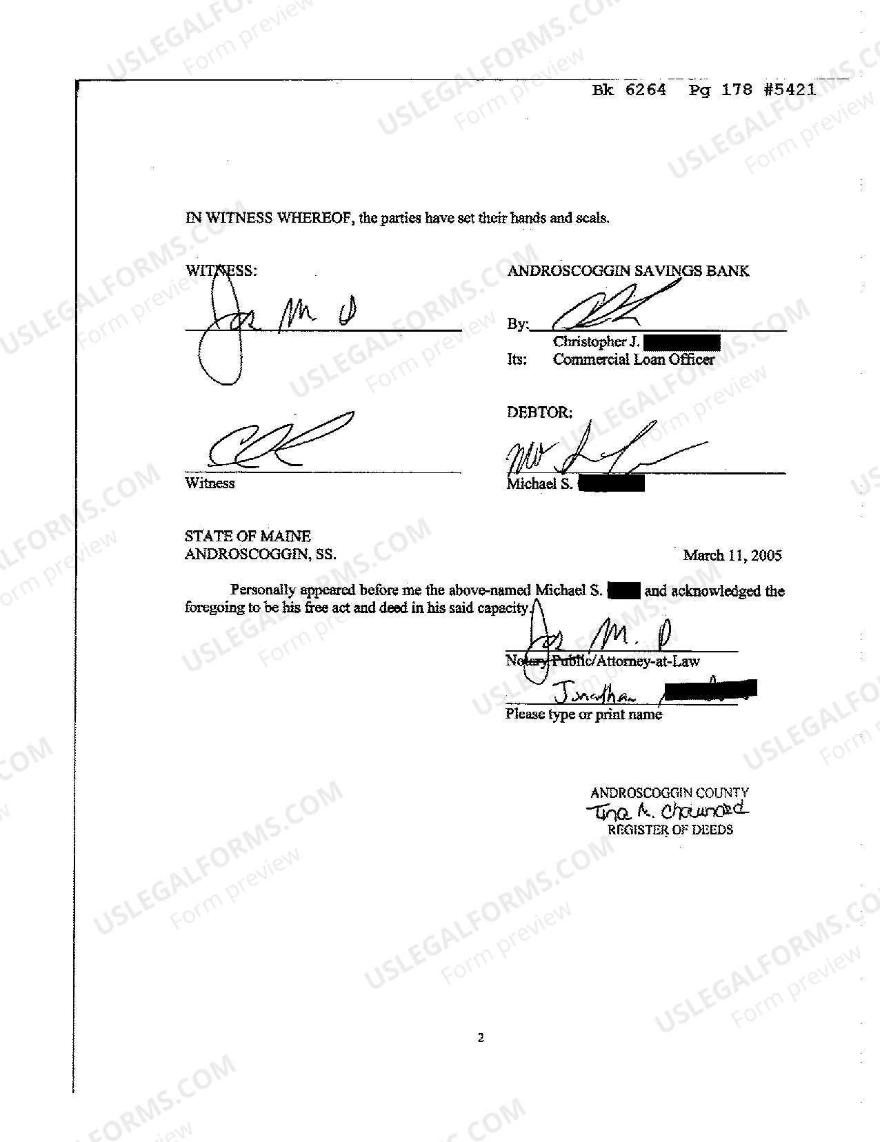 Maine Negative Asset Pledge Agreement - Double Negative Pledge | US ...