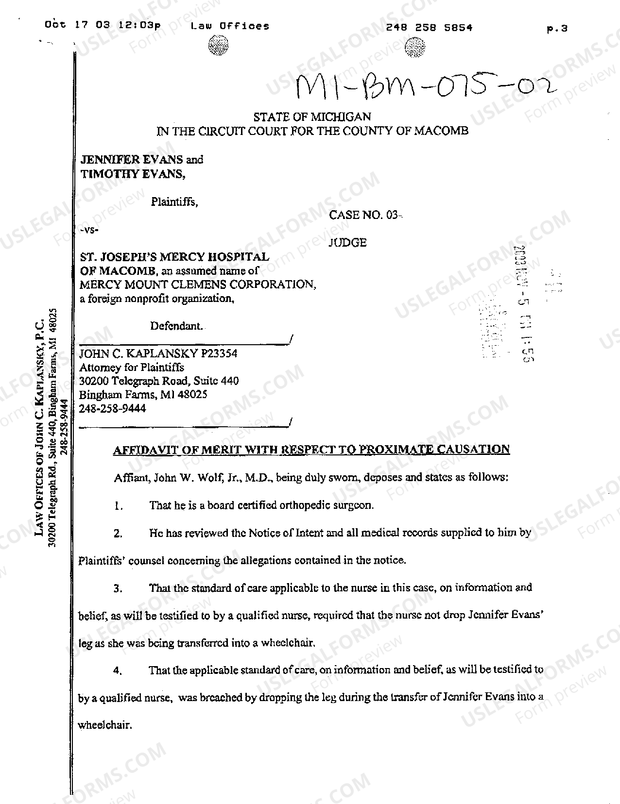 Idaho Appeal Order | US Legal Forms
