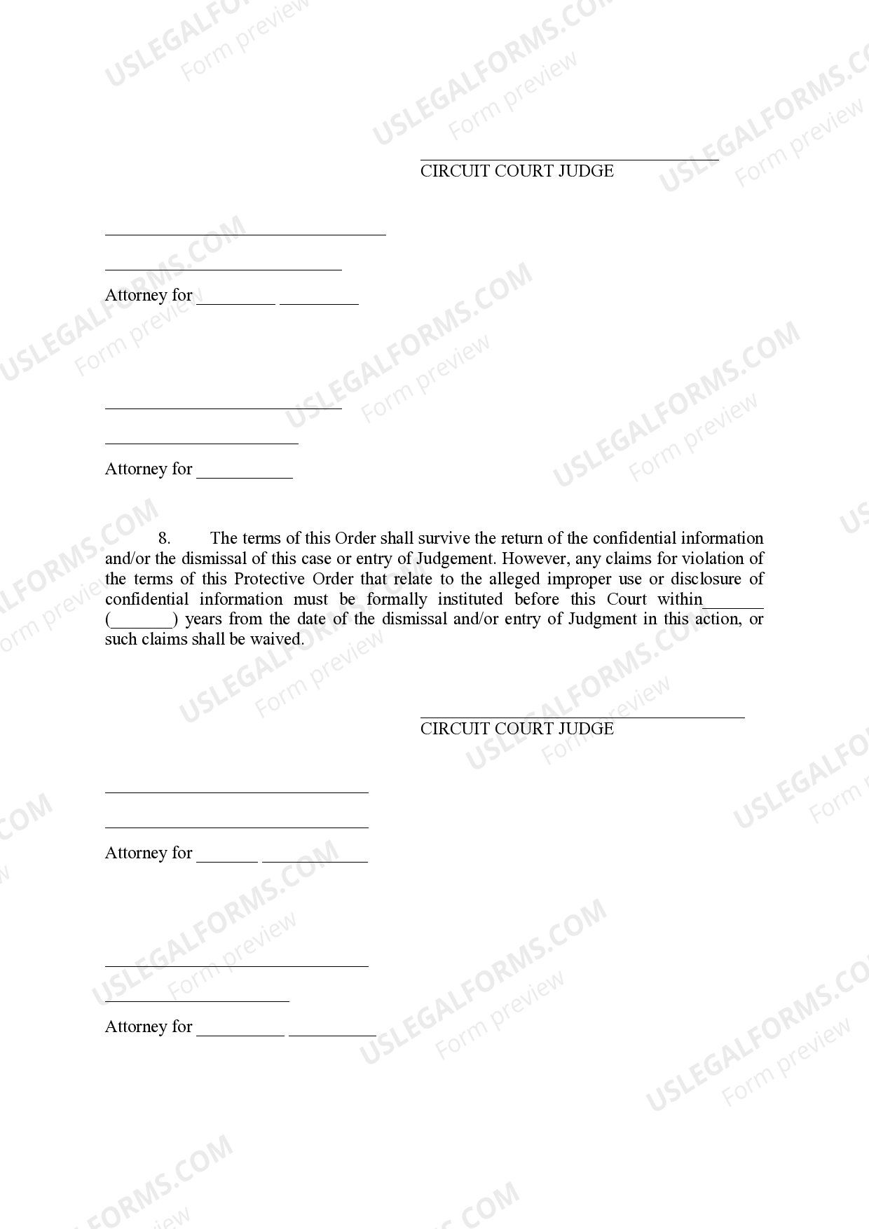 Michigan Stipulated Protective Order - Michigan Protective Order | US ...