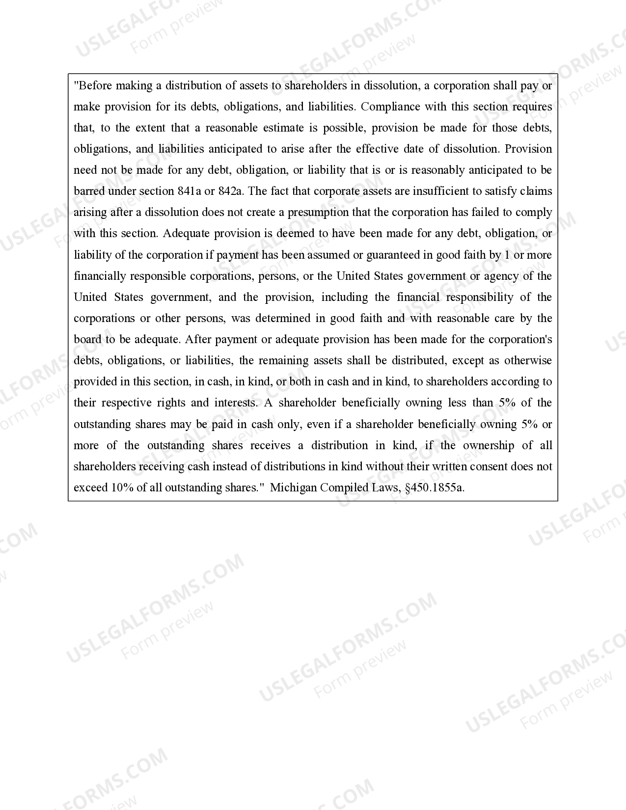Michigan Dissolution Package to Dissolve Corporation - How To Dissolve ...