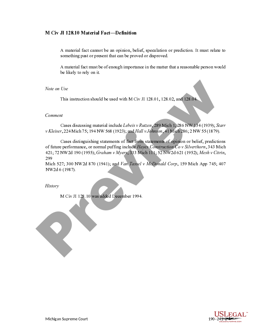 michigan-material-fact-definition-us-legal-forms