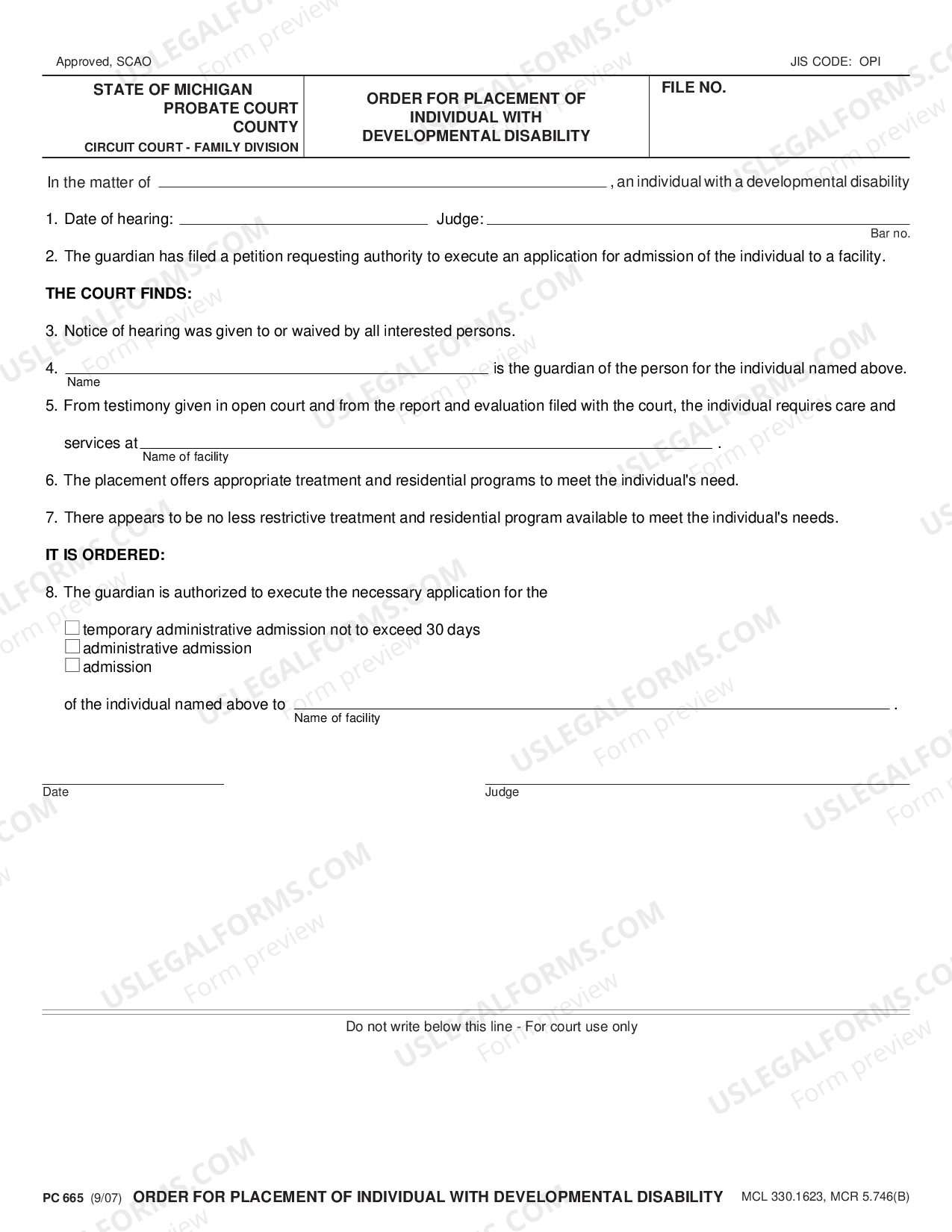 Michigan Disability Application Without Exam | US Legal Forms