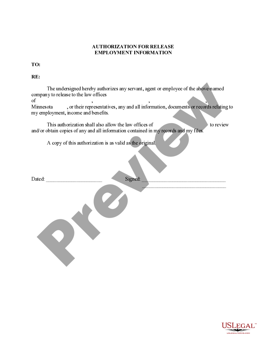 Authorization For Release Of Employment Information With Credit Bureau authorization-for-release-of-employment-information-with-credit-bureau