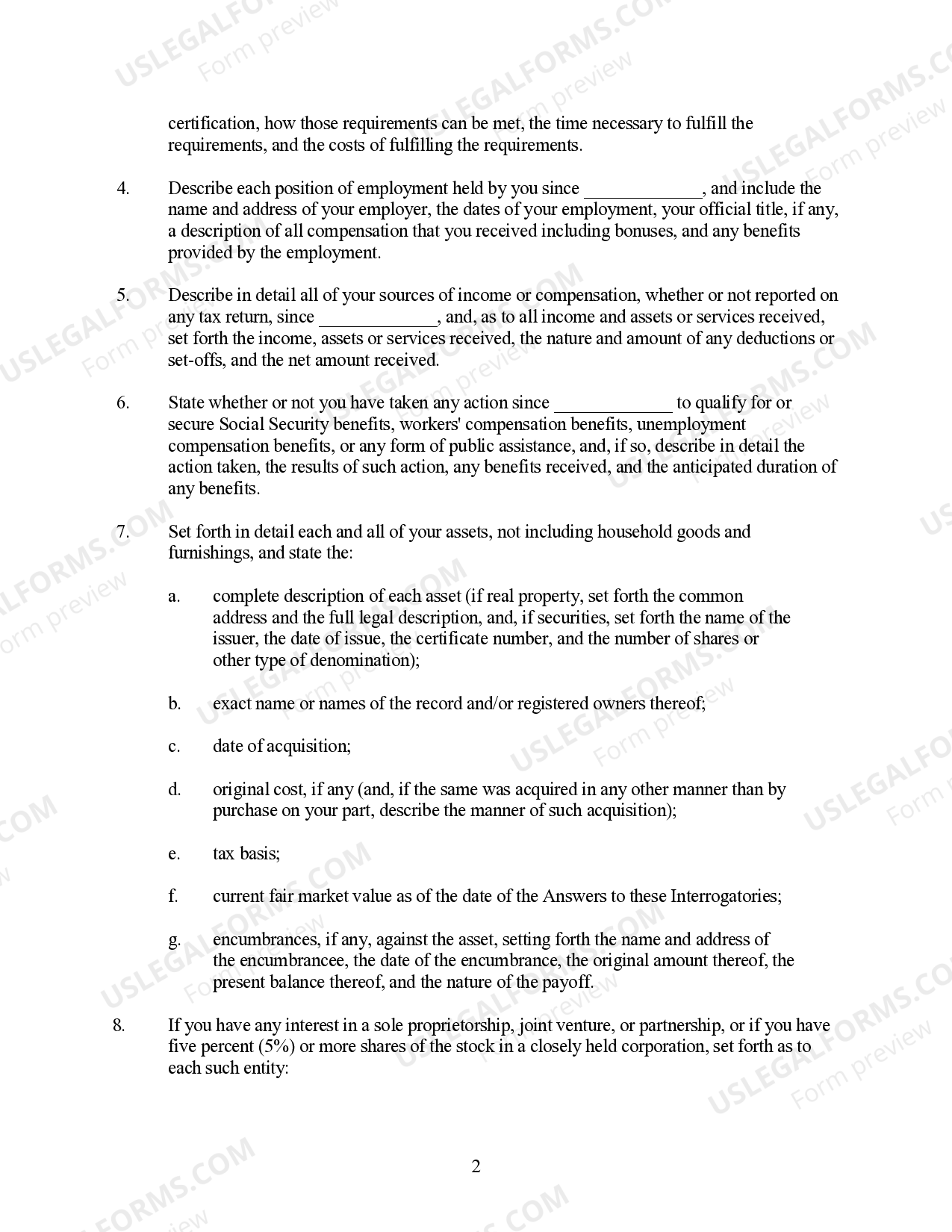 Minnesota Discovery - Model Interrogatories - Real or Personal Property ...