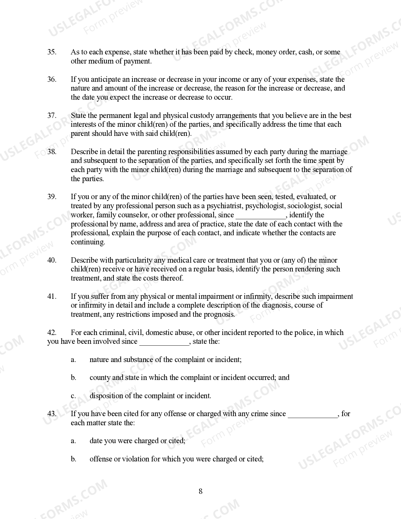 Minnesota Discovery - Model Interrogatories - Real or Personal Property ...