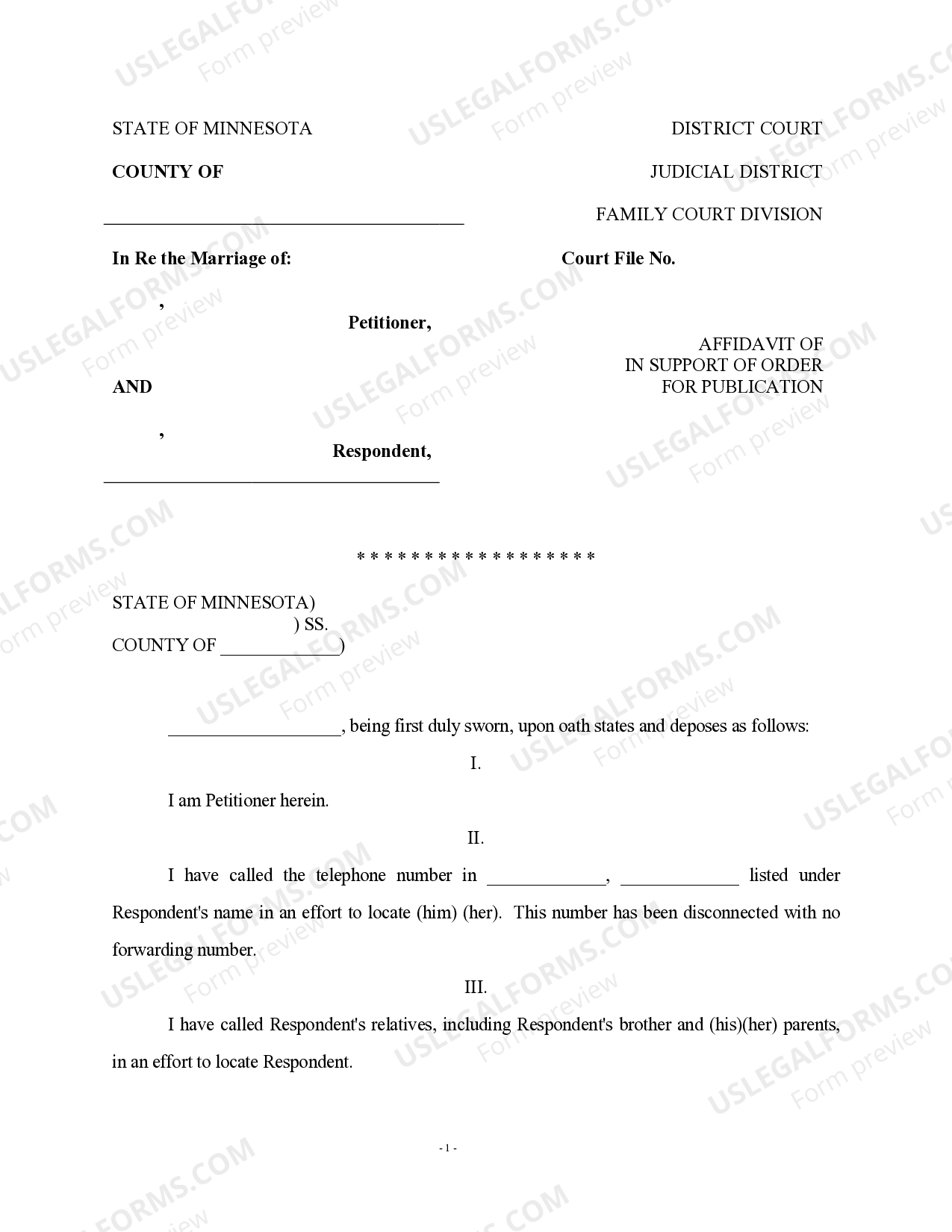 Affidavit Of Inability With Examples | US Legal Forms