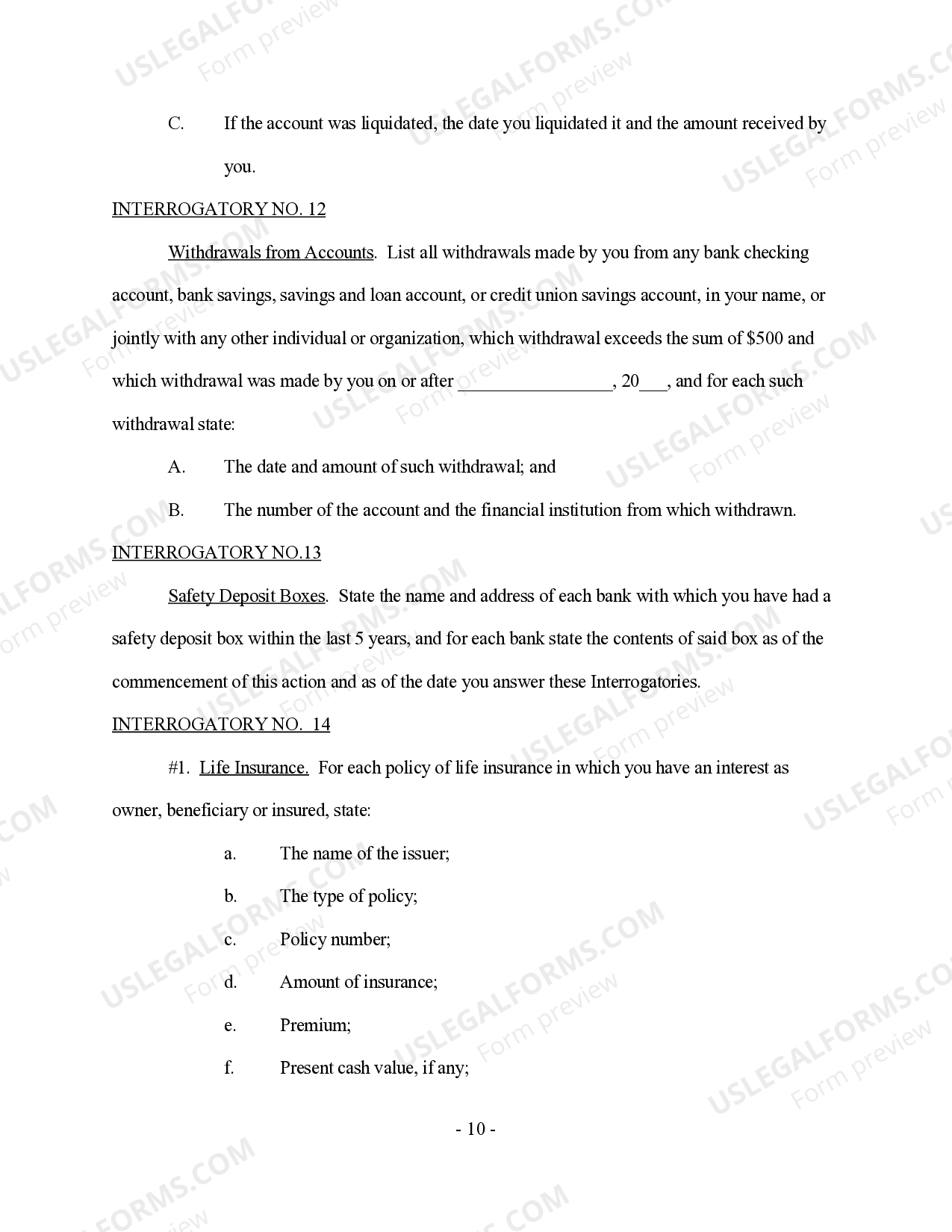 Minnesota Discovery - First Set of Interrogatories to Petitioner - or ...