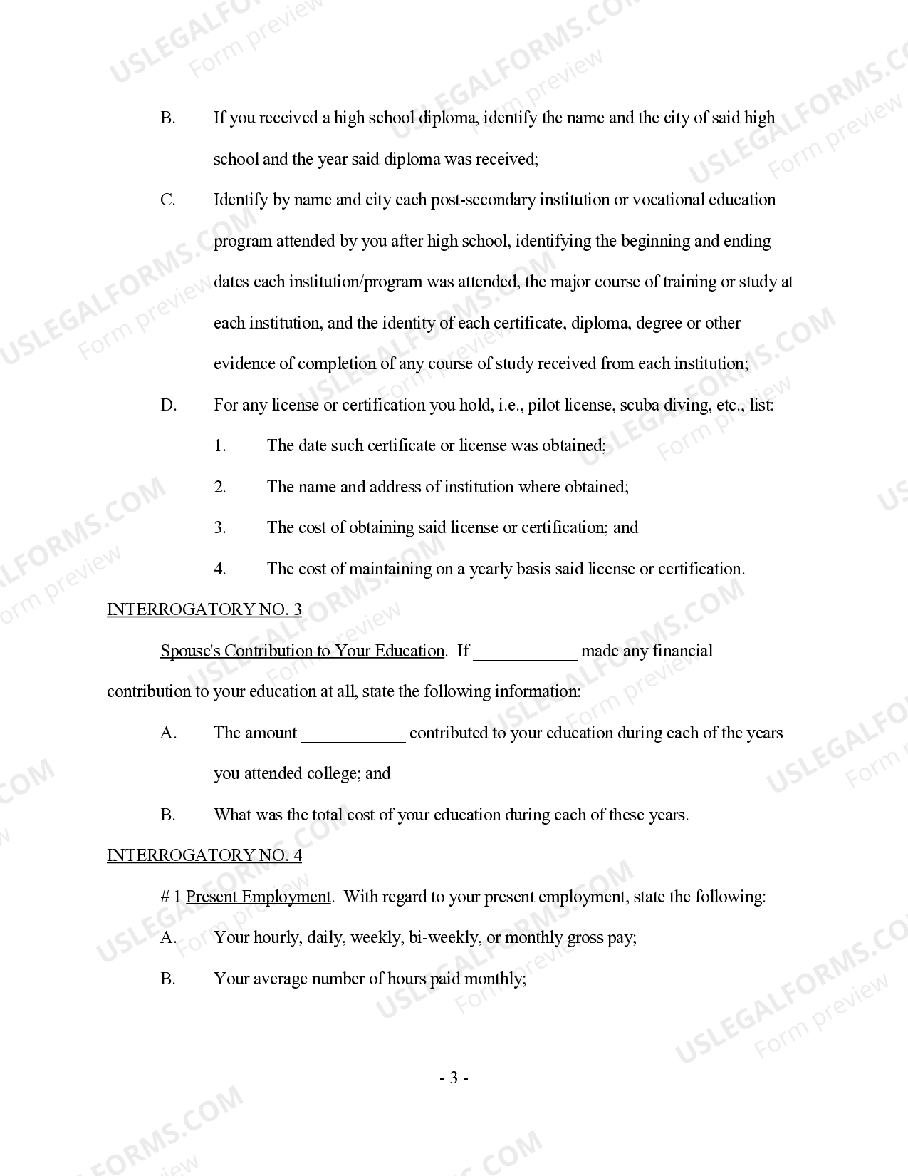Minnesota Discovery - First Set of Interrogatories to Petitioner - or ...