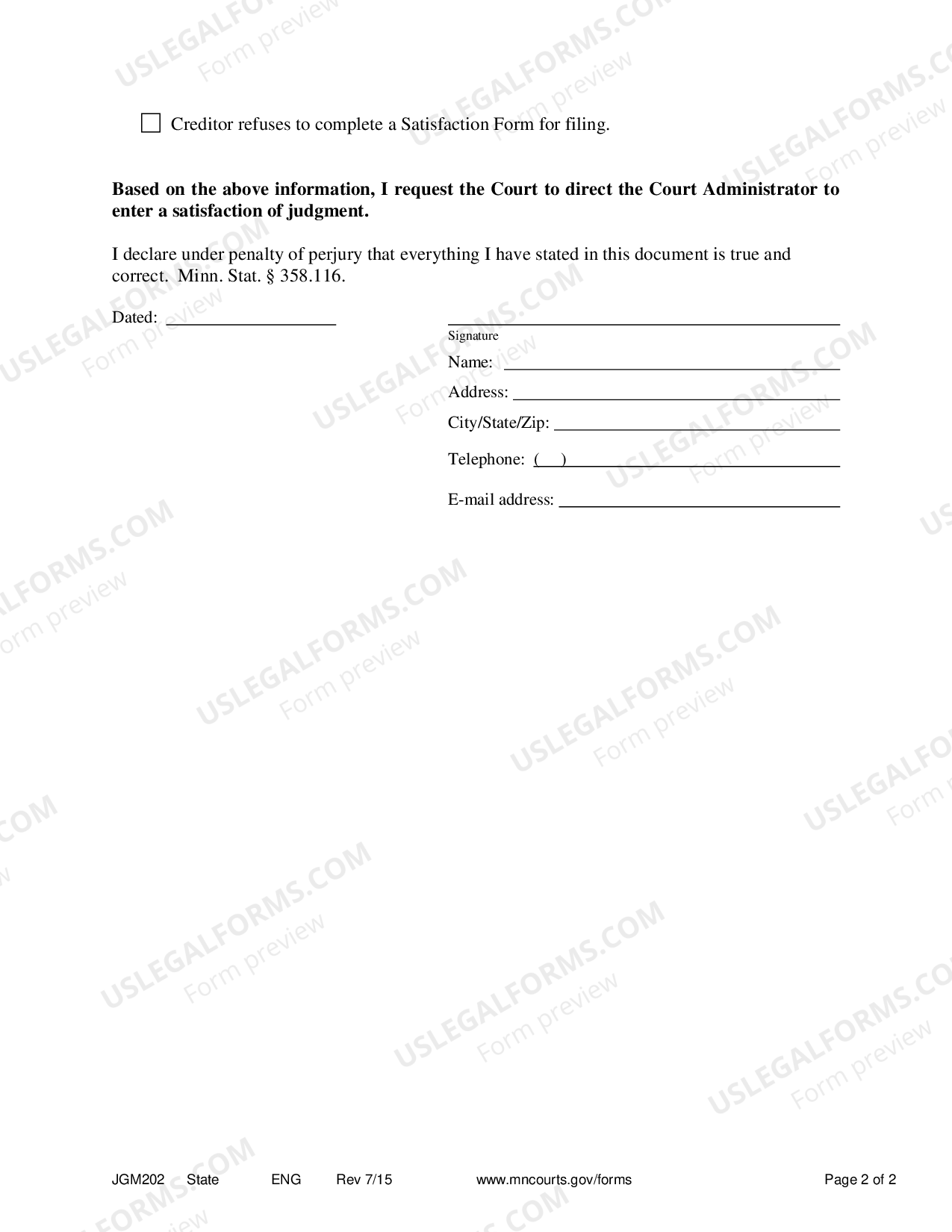 Minnesota Court Forms Power Of Attorney | US Legal Forms