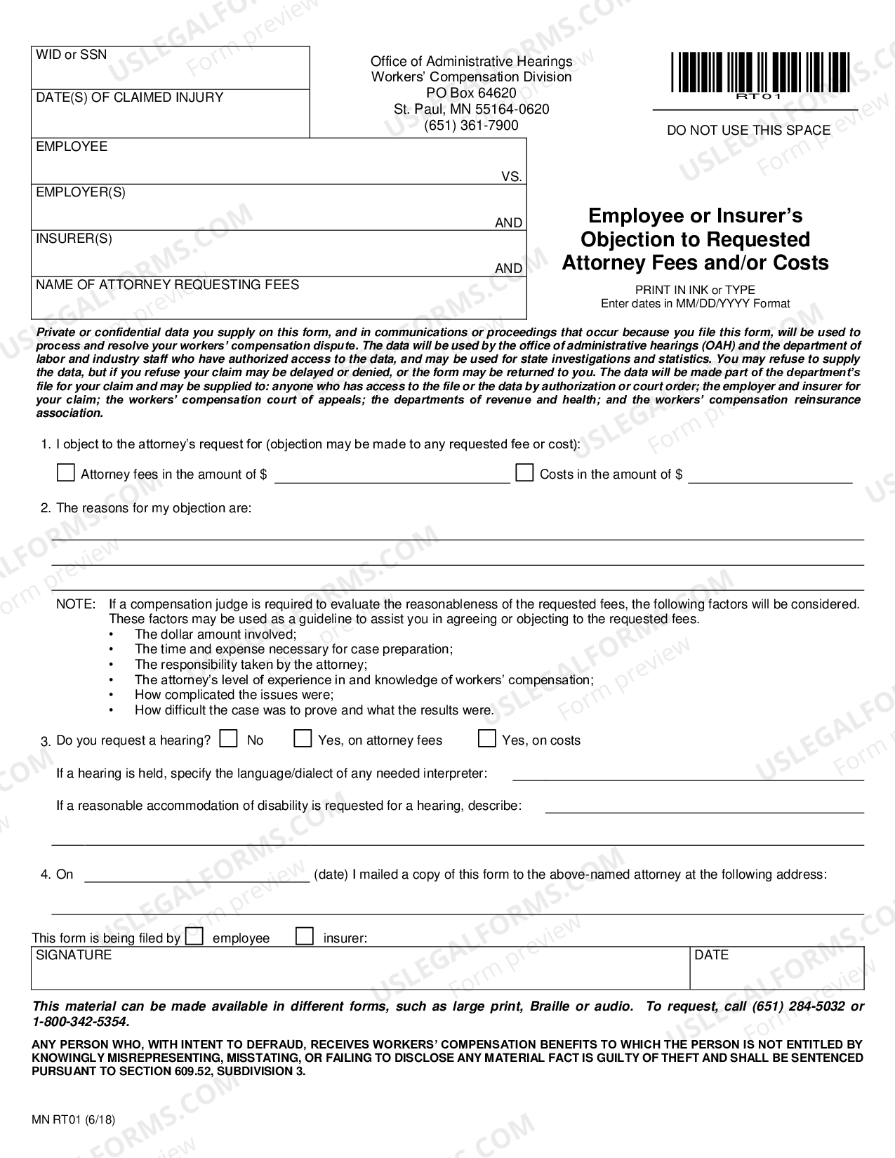 Minnesota Response to Attorney's Fees for Workers' Compensation | US ...