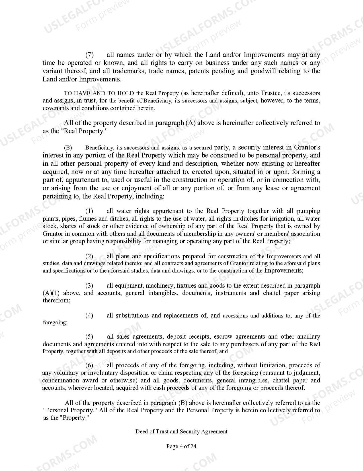 Mississippi Deed of Trust and Security agreement - Ms Deed | US Legal Forms