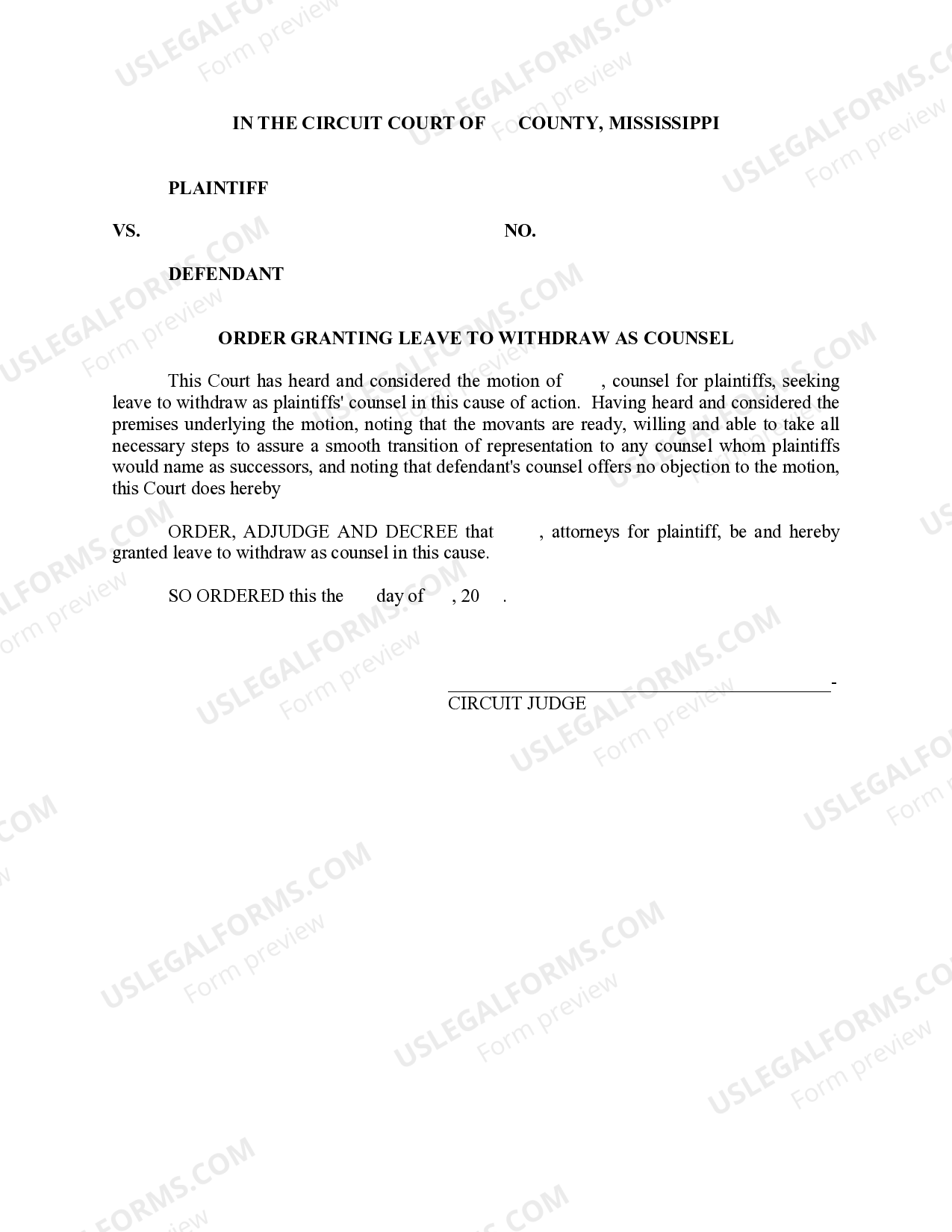 Sample Attorney Withdrawal Letter To Client | US Legal Forms