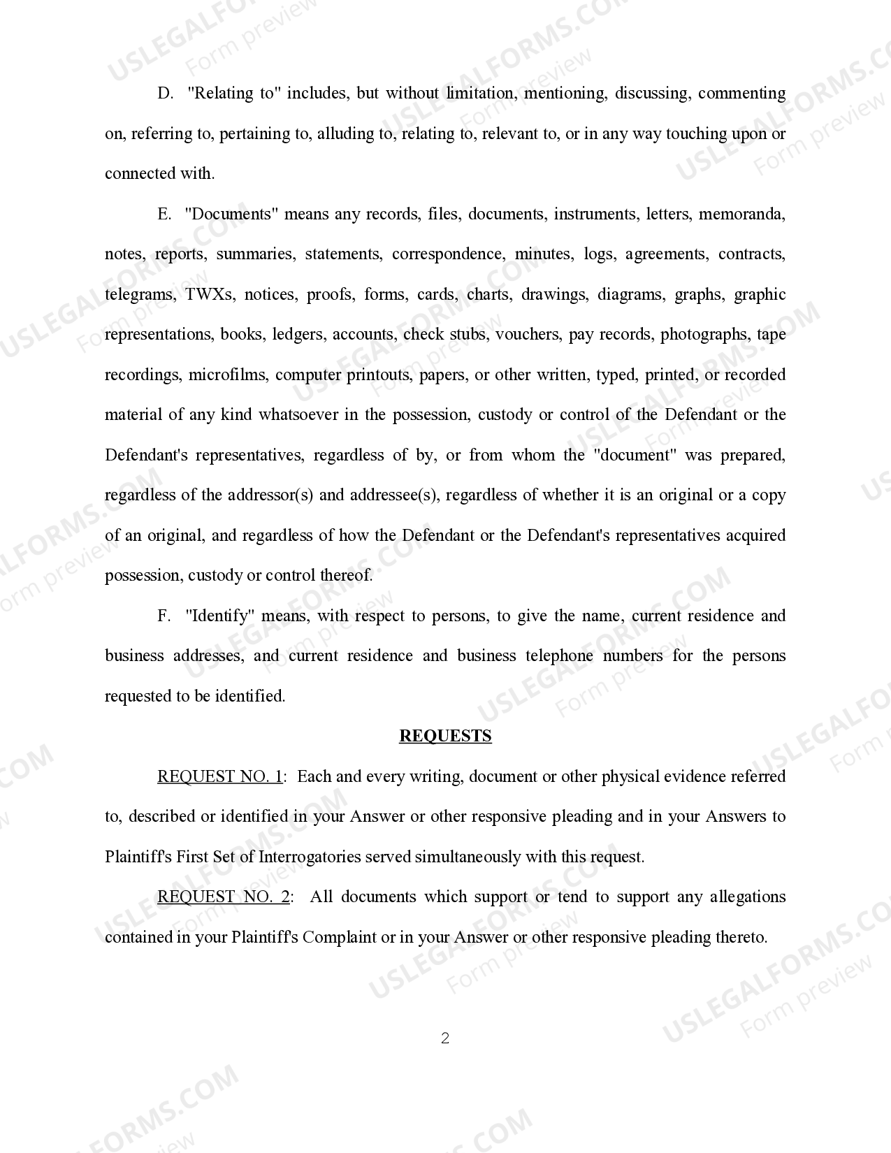 Mississippi First Request for Production of Documents and Things to ...