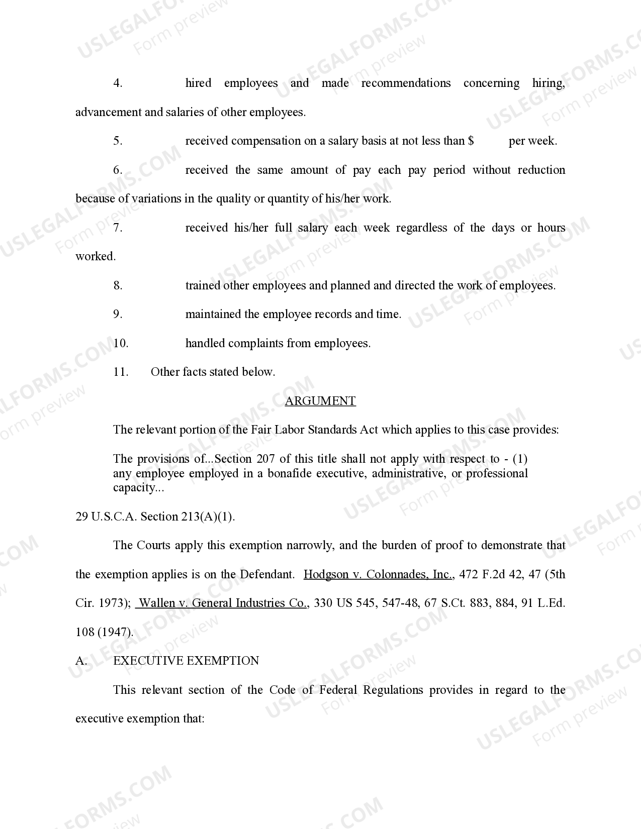 Mississippi Memorandum in Support of Motion for Summary Judgment | US ...