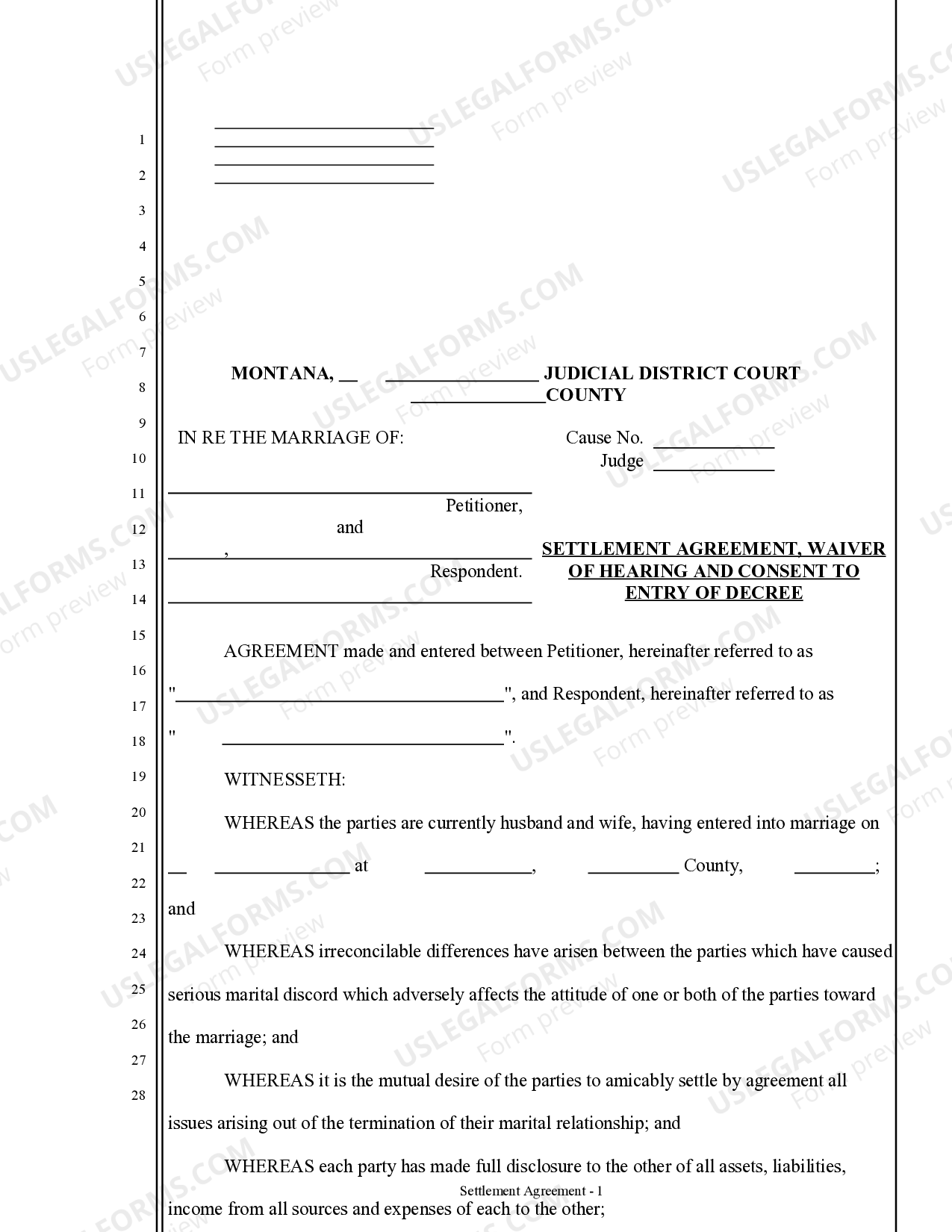 Indiana Complaint for Damages | US Legal Forms