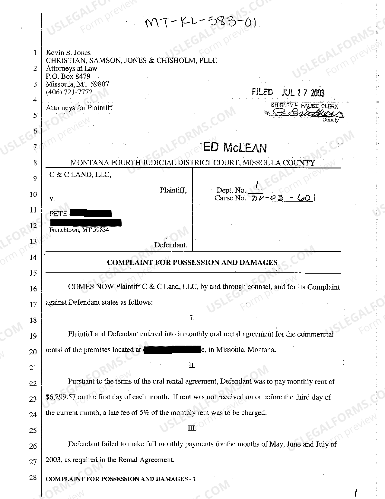 Indiana Verified Motion for Fee Waiver - Divorce Fee Waiver Indiana ...