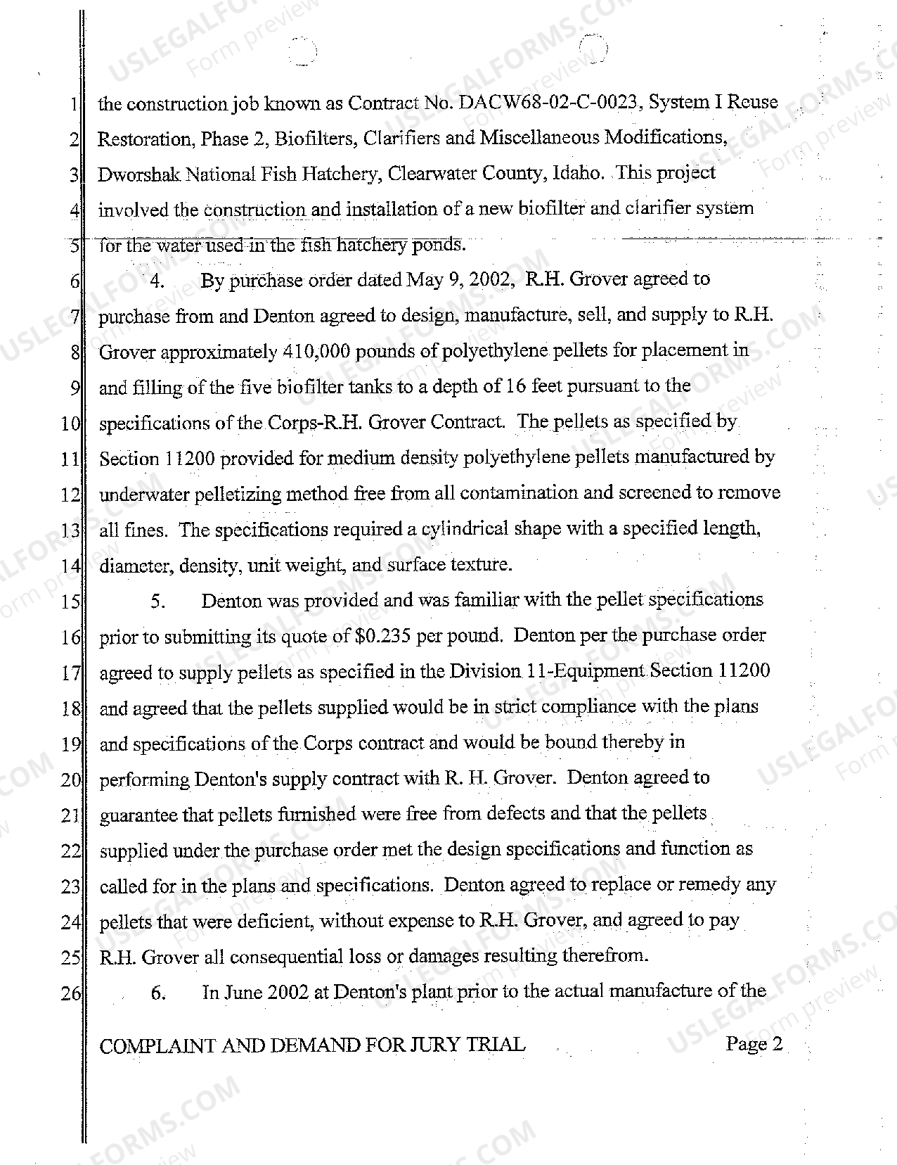 Montana Complaint and Demand for Jury Trial regarding Breach of ...