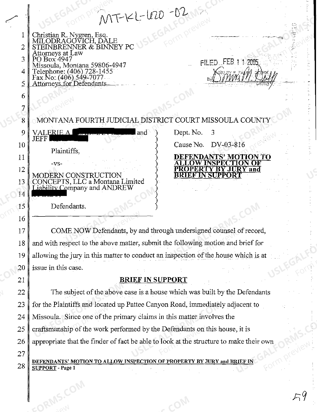 Alabama Motion to Continue Trial Setting - Motion To Continue | US ...