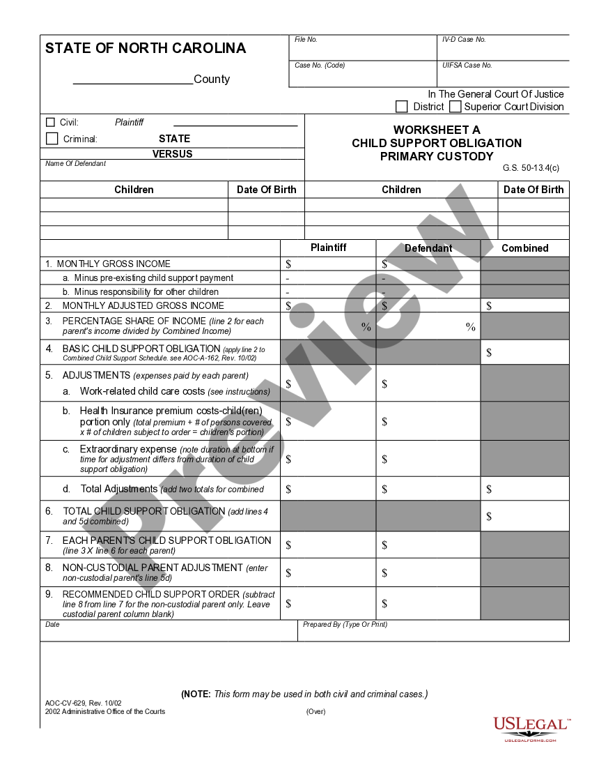 high-point-north-carolina-child-support-worksheet-for-sole-custody-5d
