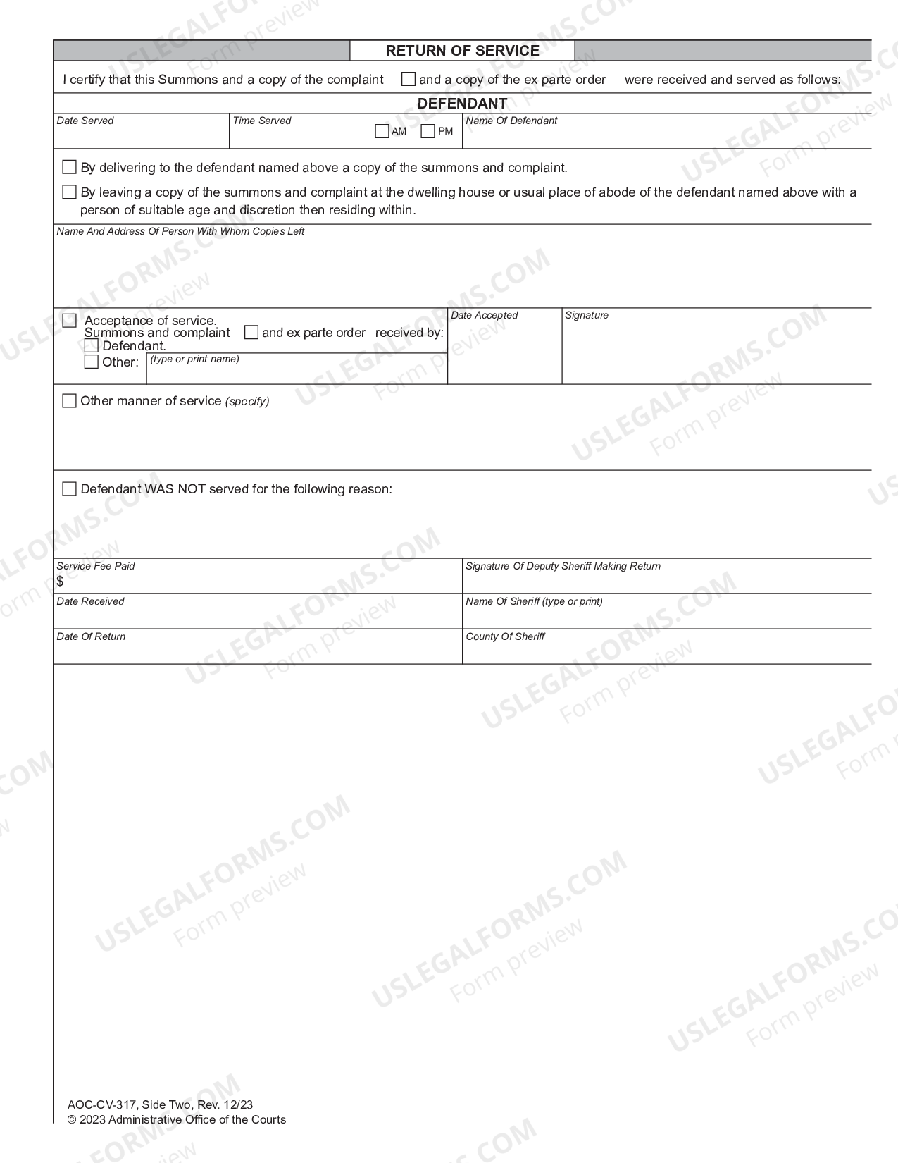North Carolina Civil Summons Domestic Violence - Civil Summons Domestic ...