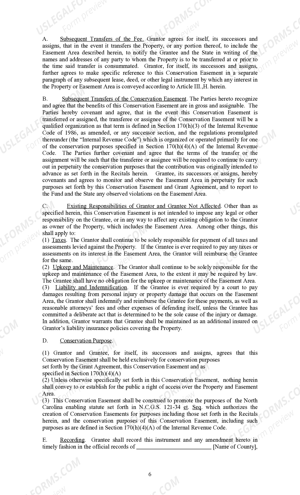 North Carolina Utility Easement Laws | US Legal Forms