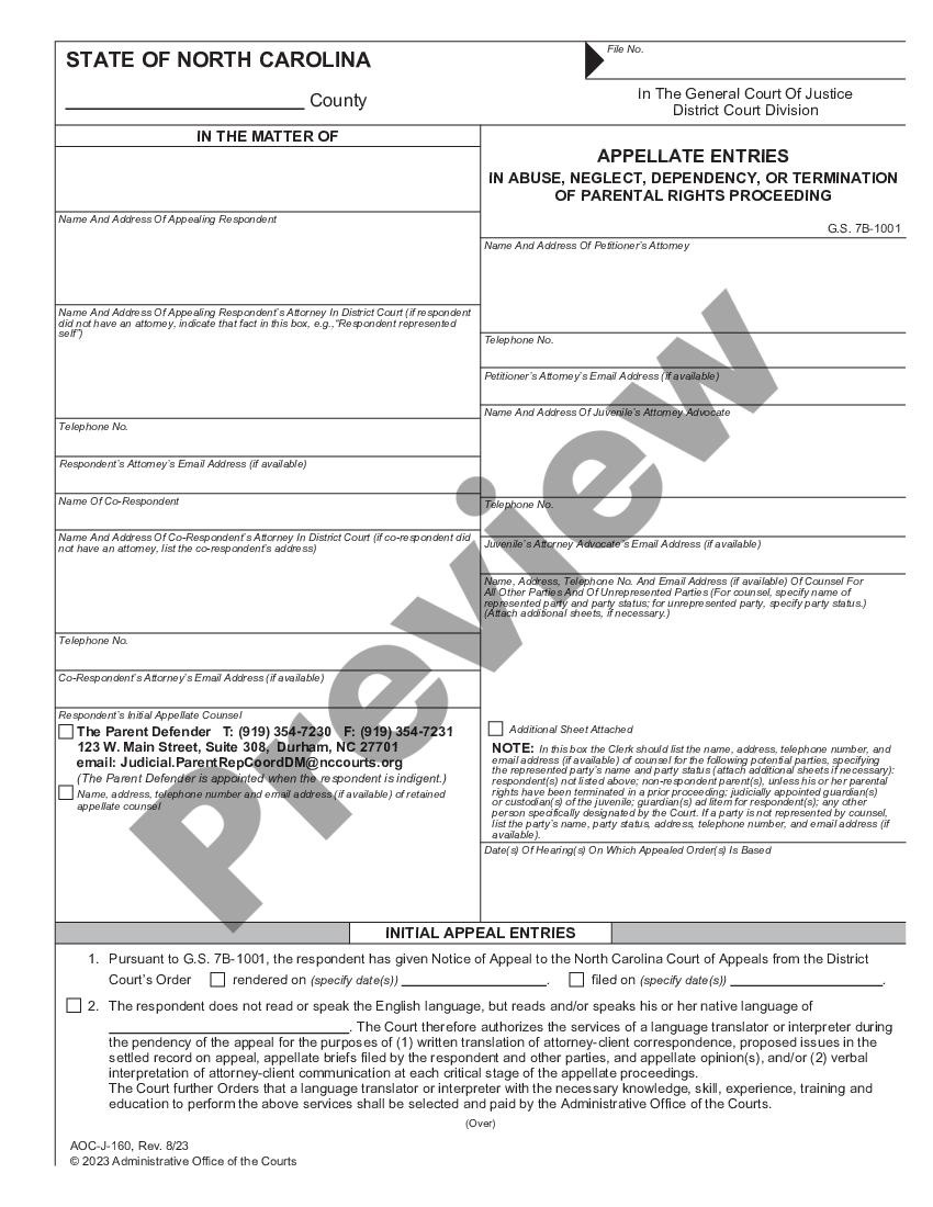 Raleigh North Carolina Appellate Entries In Abuse Neglect Dependency Or Termination Of raleigh-north-carolina-appellate-entries-in-abuse-neglect-dependency-or-termination-of