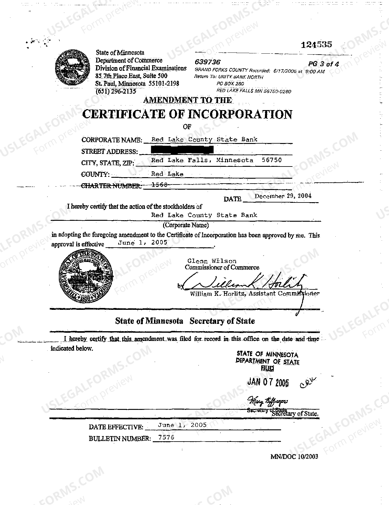 North Dakota Amendment to Certificate of Incorporation | US Legal Forms