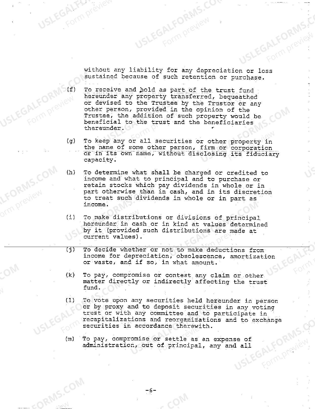 North Dakota Registration of Trust | US Legal Forms