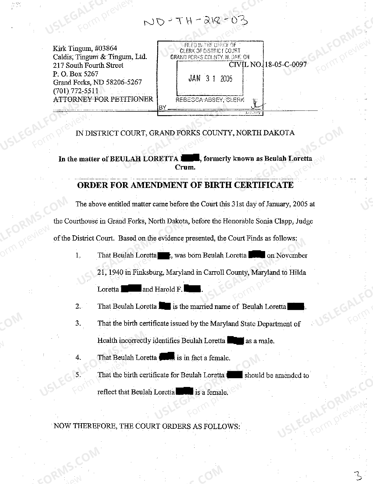 North Dakota Birth Certificate Withholding US Legal Forms North Dakota Birth Certificate Withholding US Legal Forms