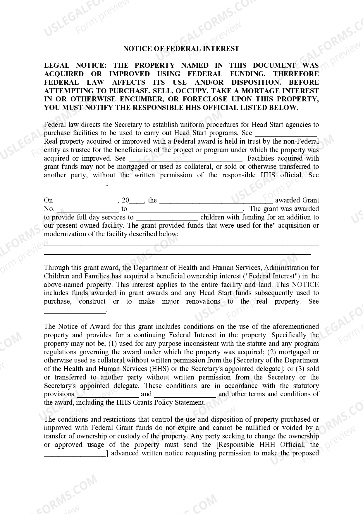 Nebraska Notice of Federal Interest - Notice Of Federal Interest | US ...