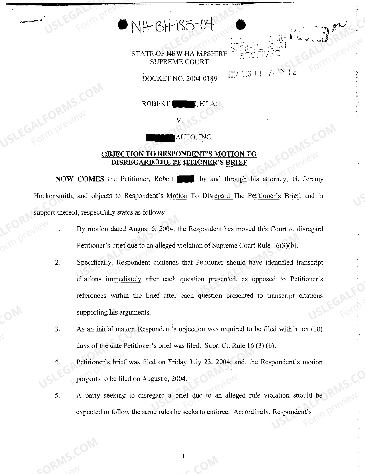 Appeal Petition To Compel Arbitration | US Legal Forms