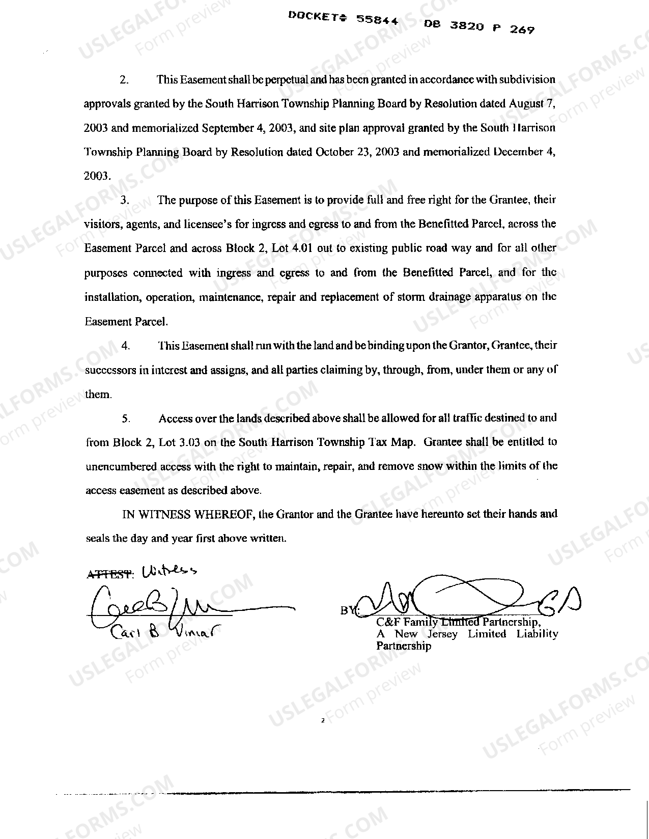 New Jersey Access and Drainage Easement - Drainage Easement | US Legal ...