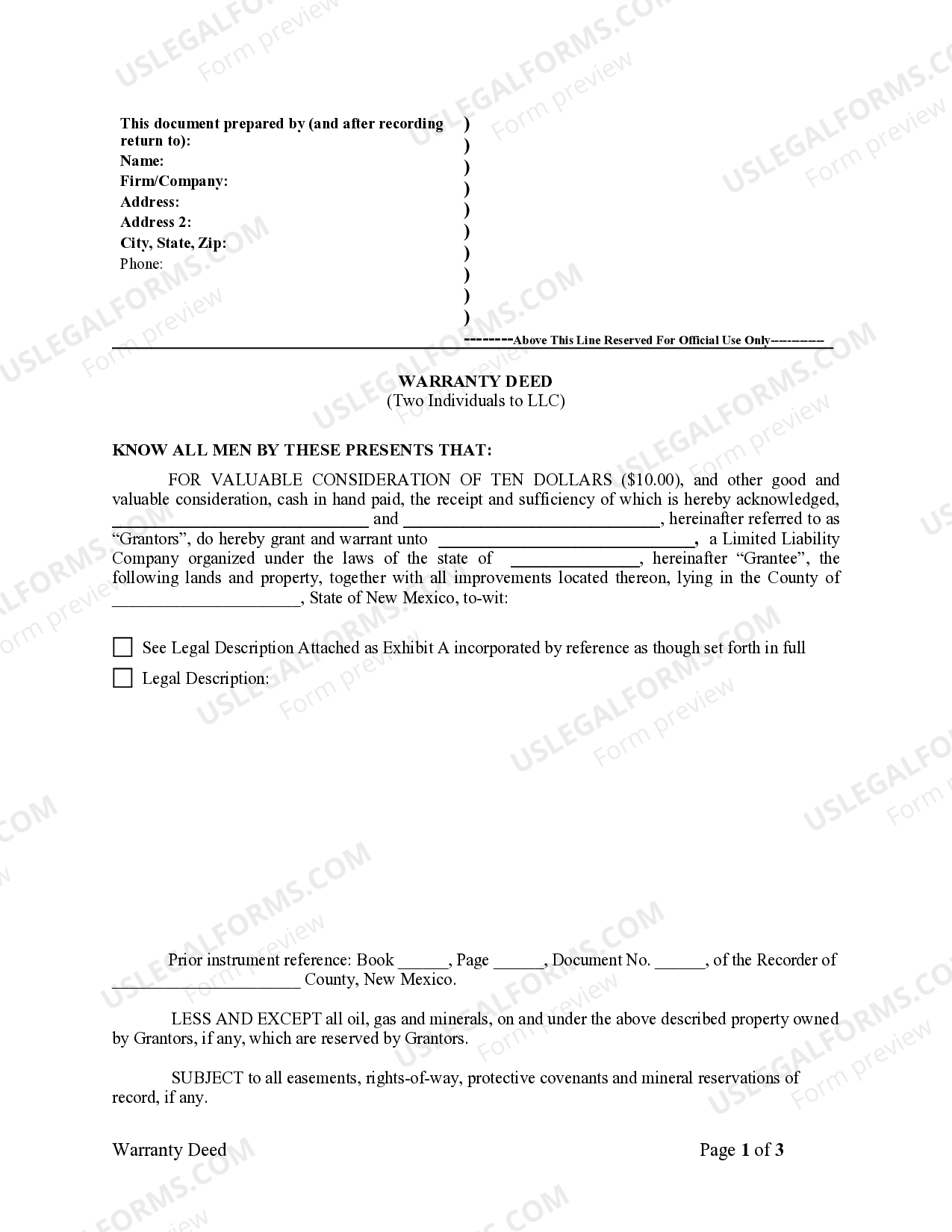 Complaint to Quiet Title by Person Claiming Adverse Possession - Quiet ...