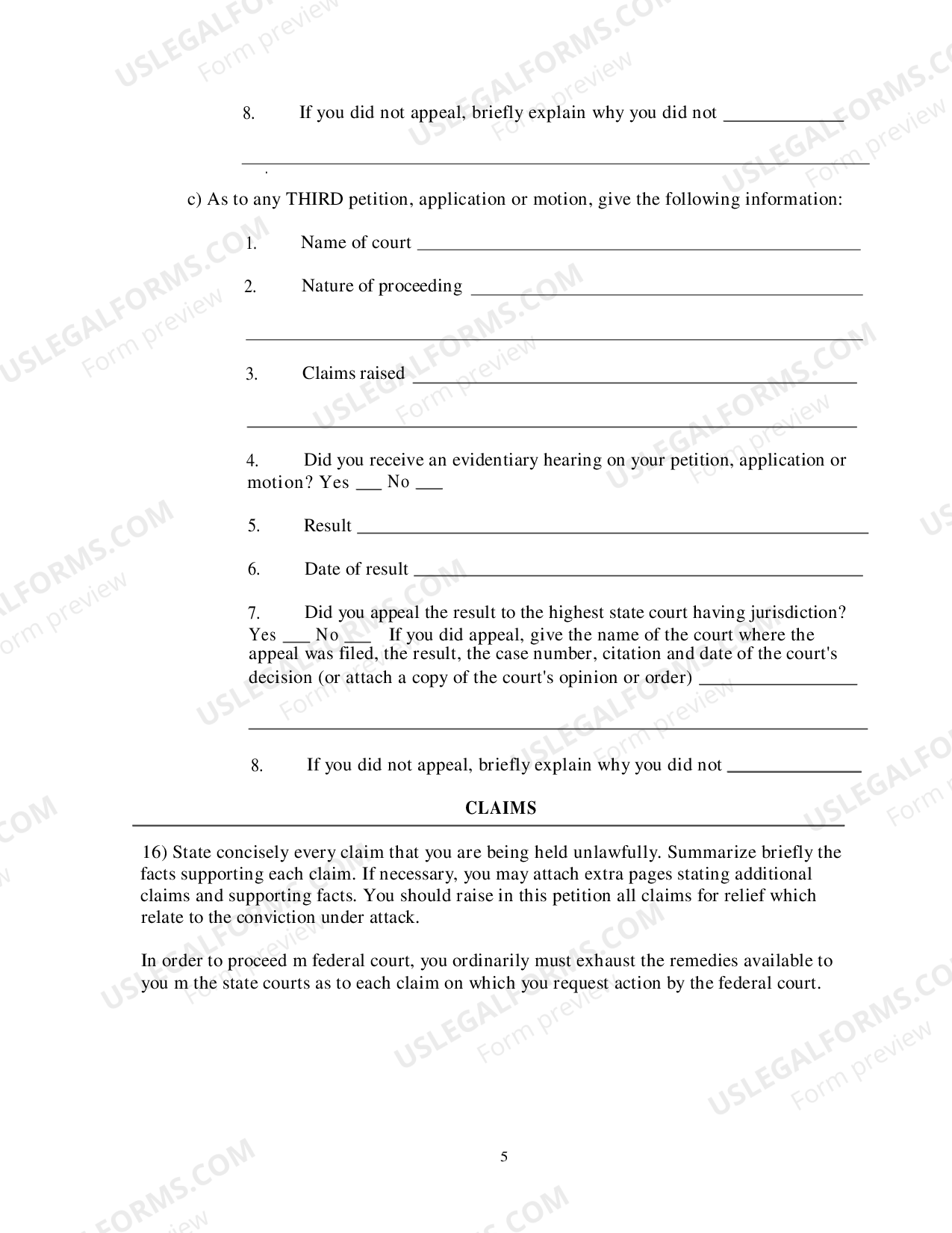 New Mexico Application for a Writ of Habeas Corpus Pursuant to 28 USC ...