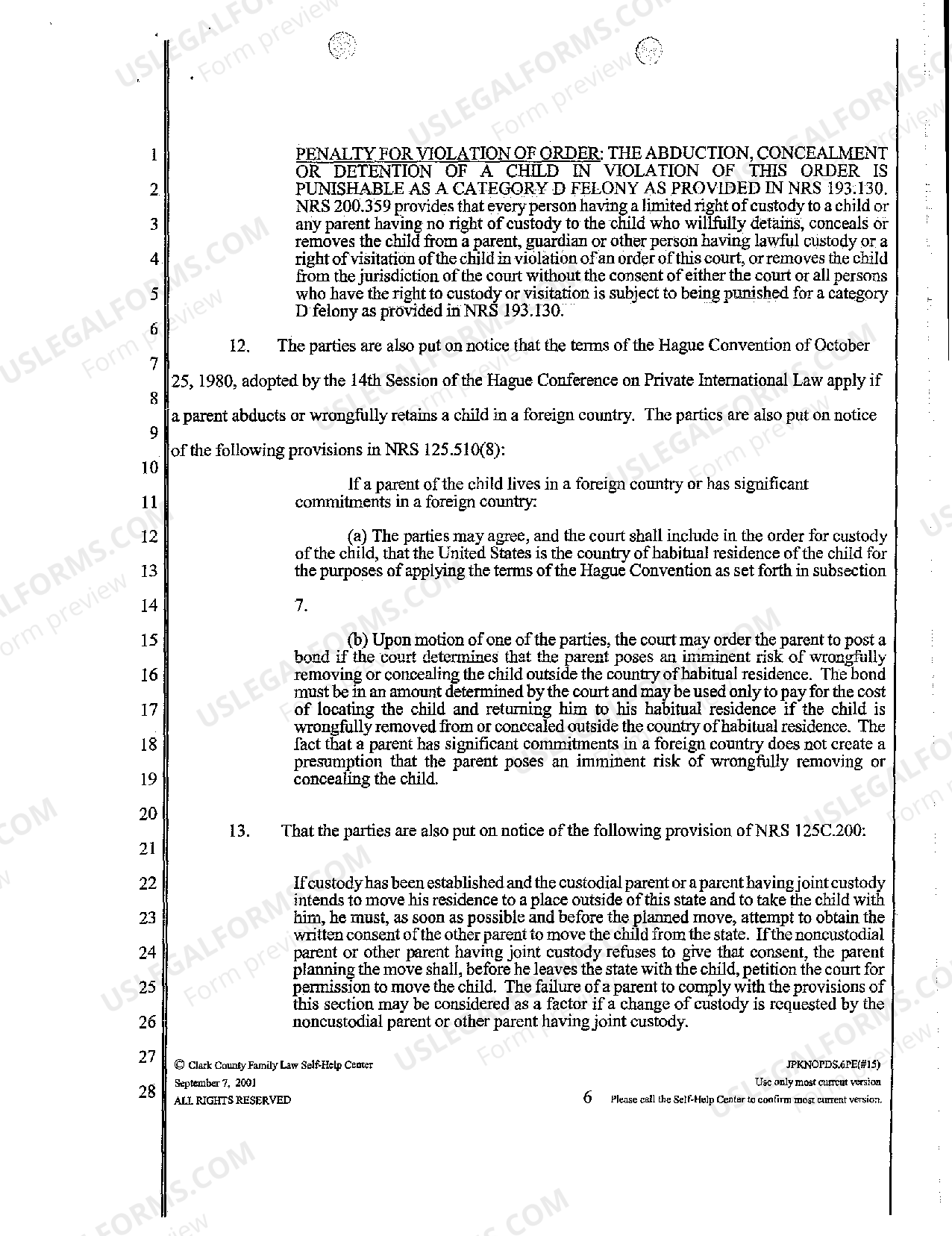 Nevada Joint Petition for Summary Decree of Divorce with Children ...