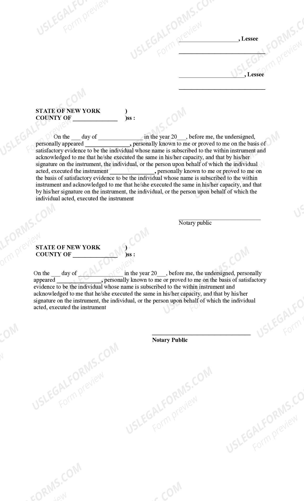 New York Surrender Lease Form Pdf | US Legal Forms