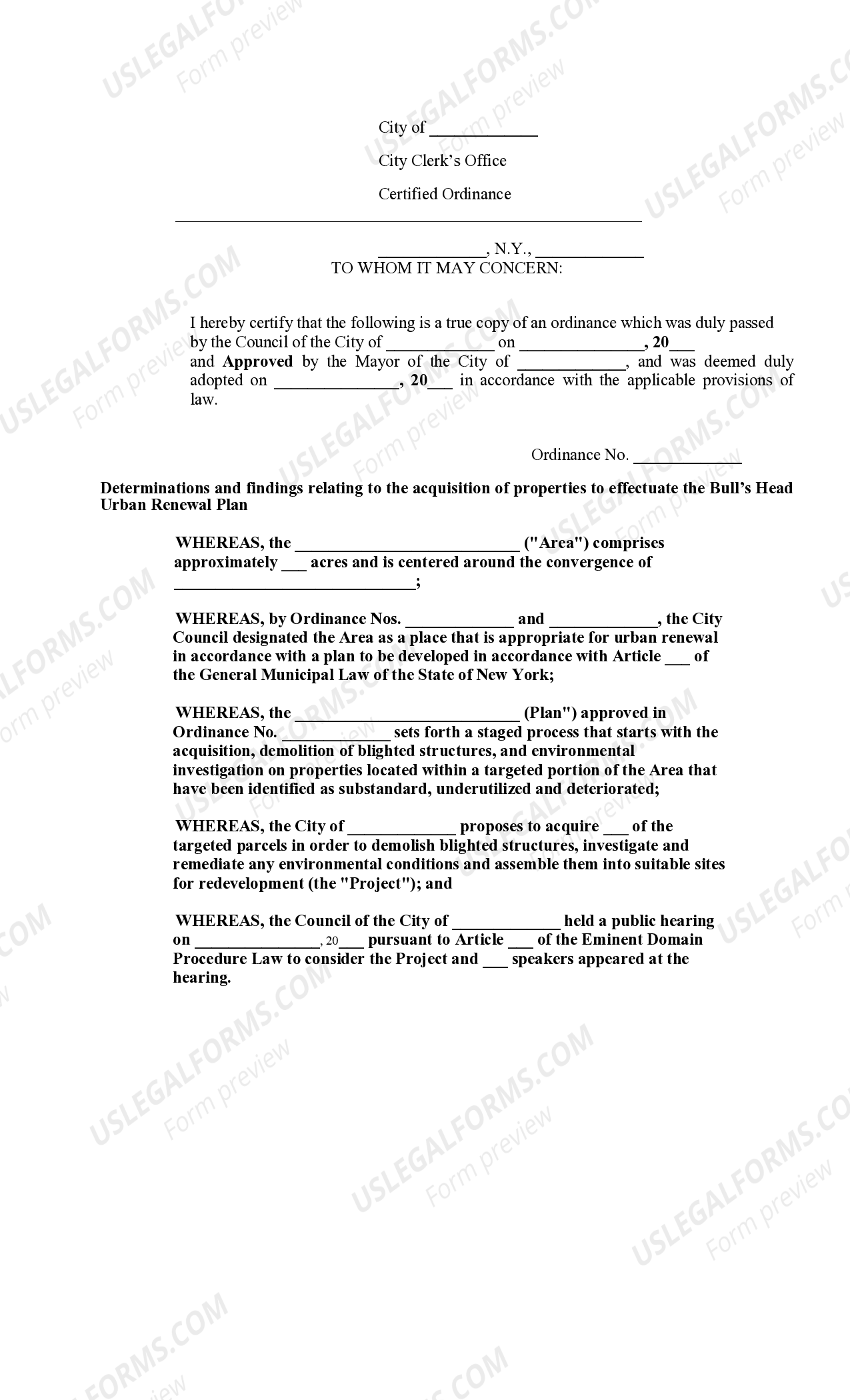 New York Amended Petition for Condemnation - New York Petition | US ...