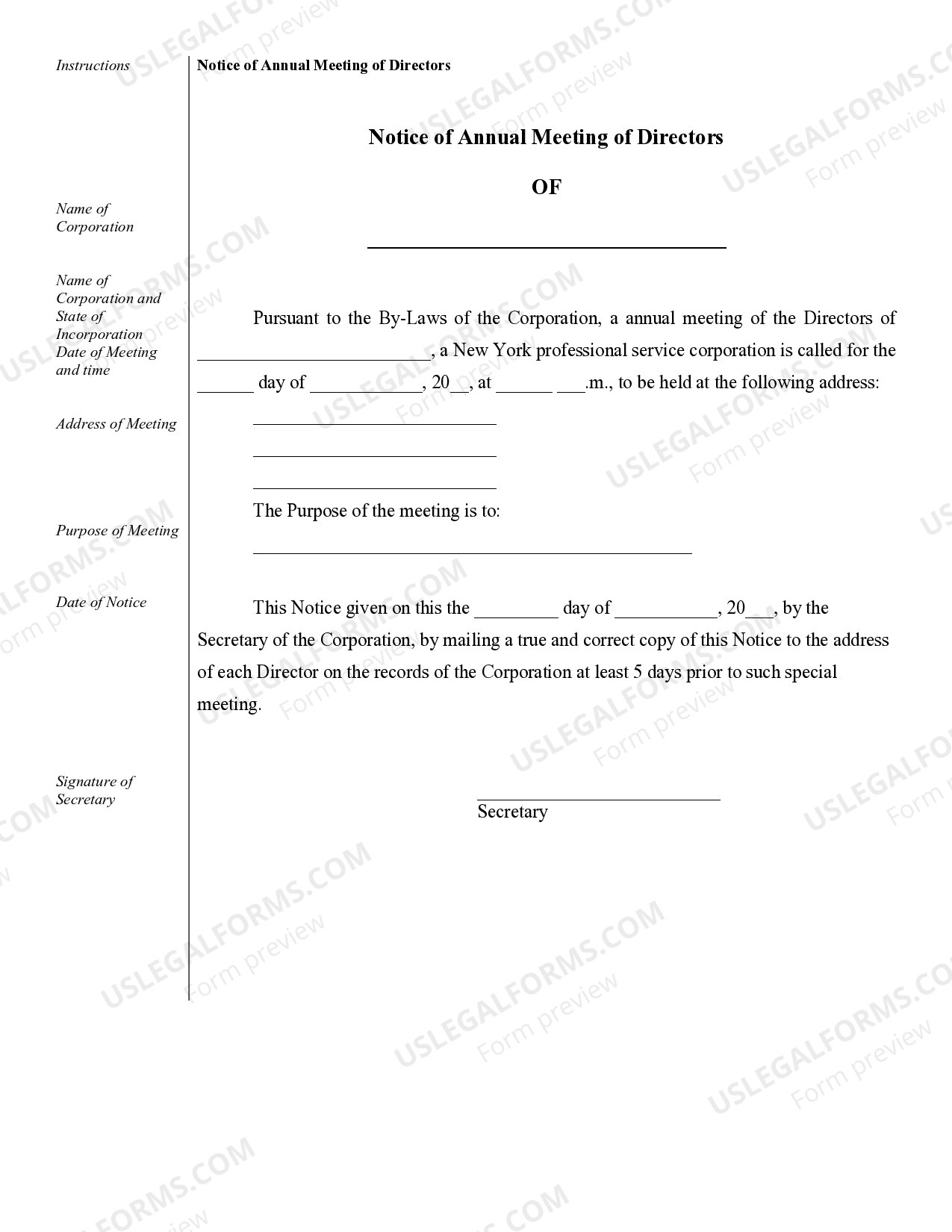 Sample Corporate Resolutions for a New York Professional Service ...