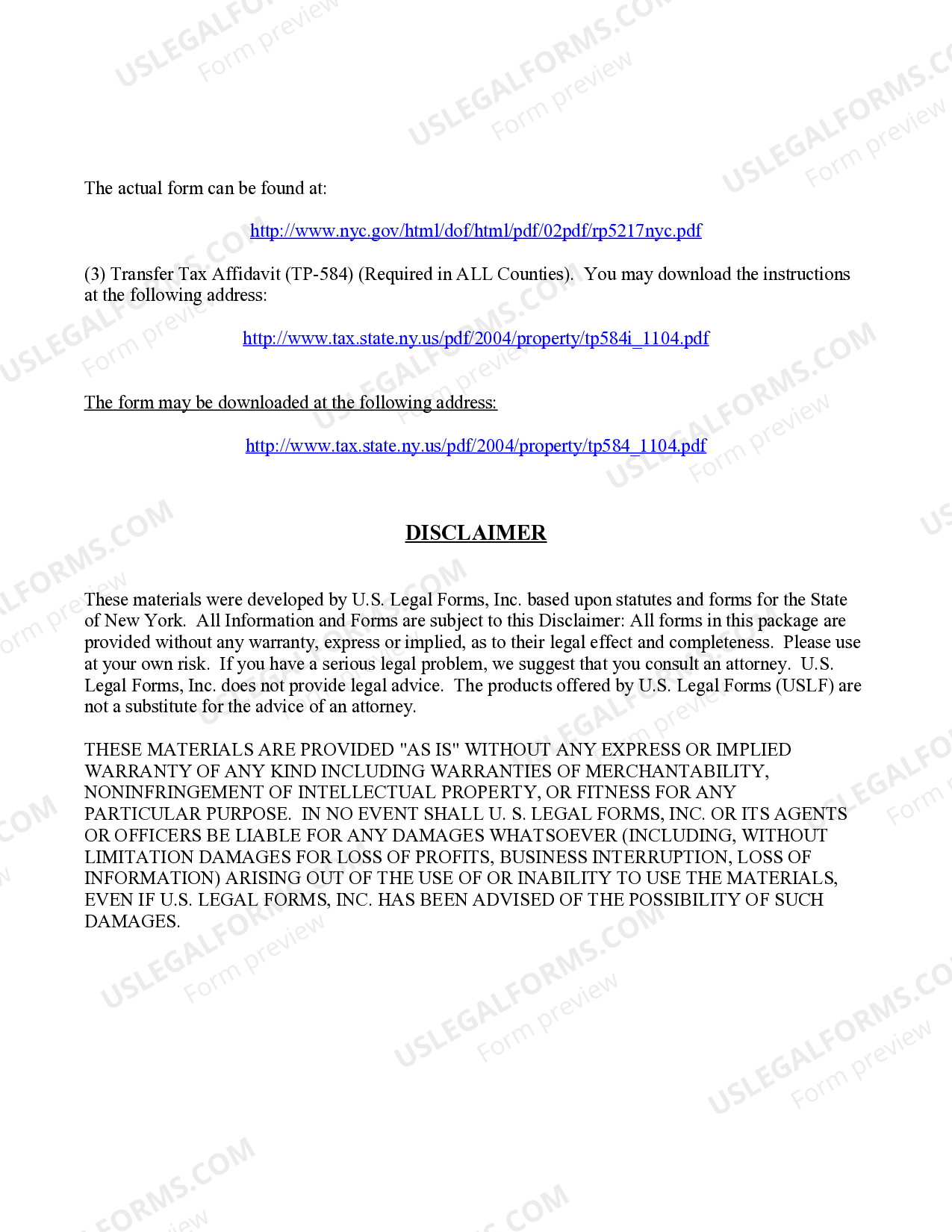 New York Warranty Deed for Husband and Wife to a Trust - Deed Trust ...