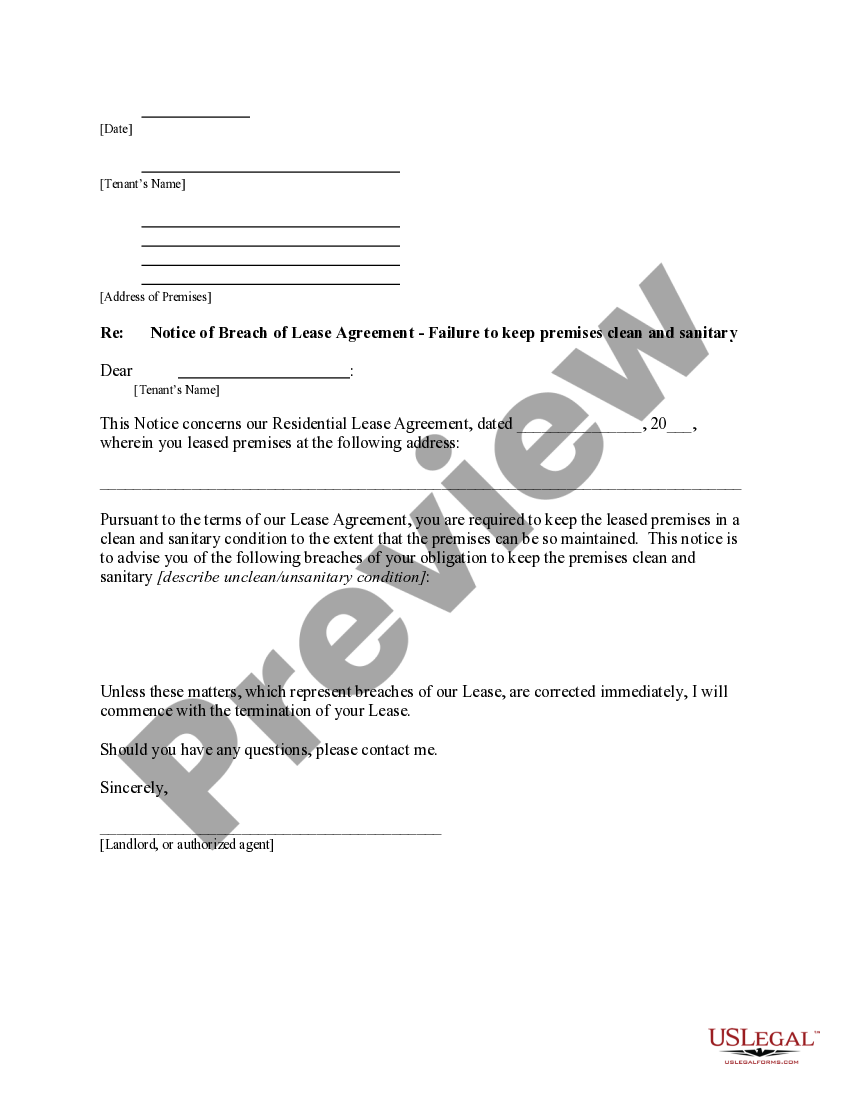 Ohio Letter From Landlord To Tenant For Failure To Keep Premises As ohio-letter-from-landlord-to-tenant-for-failure-to-keep-premises-as