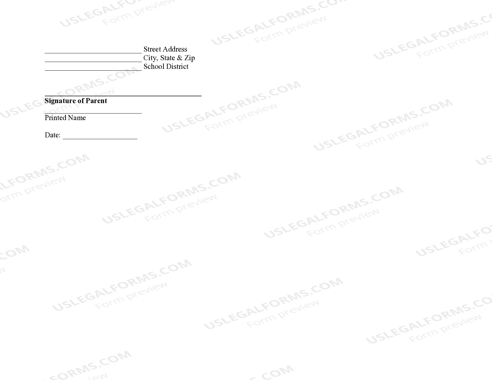 Ohio Parental Waiver, Release of Liability, Indemnification and Consent ...