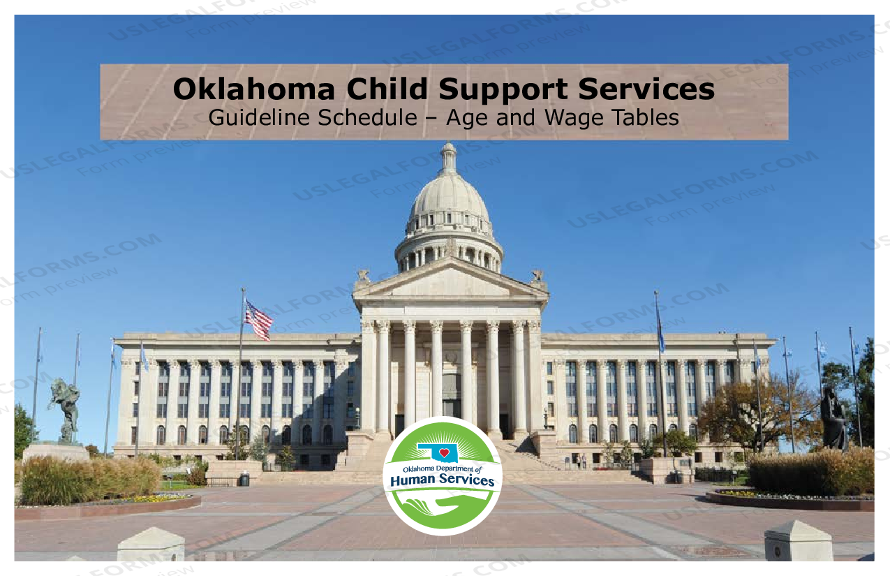 Oklahoma Schedule Of Basic Child Support Obligations | US Legal Forms