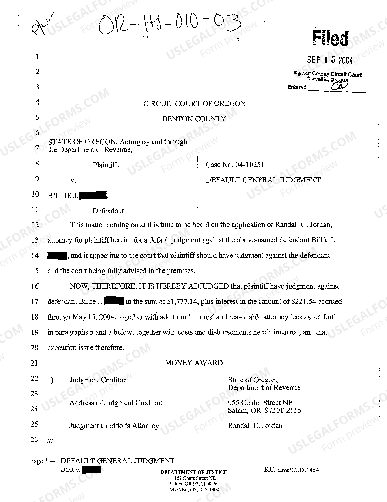 Louisiana Petition For Writ Of Mandamus And For Damages - Writ Of ...