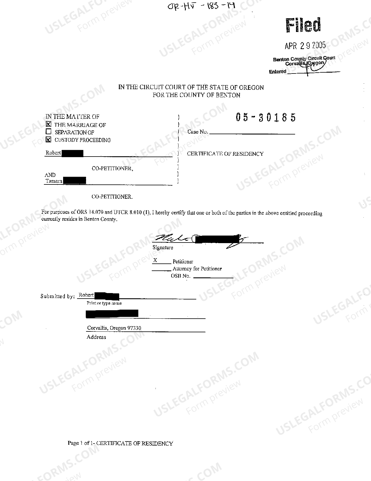 Certificate Of Residency Sample With Form 10f US Legal Forms Certificate Of Residency Sample With Form 10f US Legal Forms