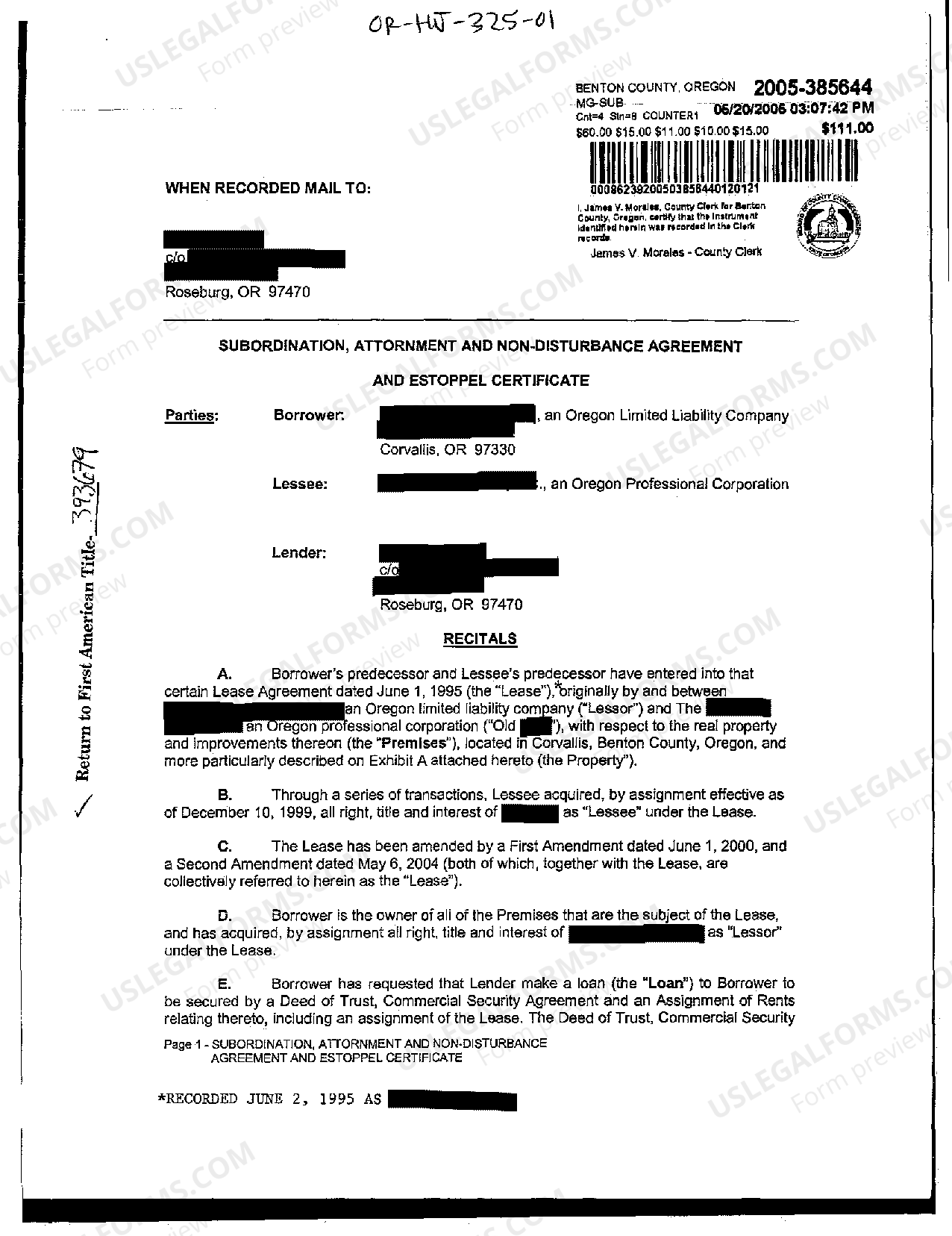 Letter Of Attornment Example | US Legal Forms