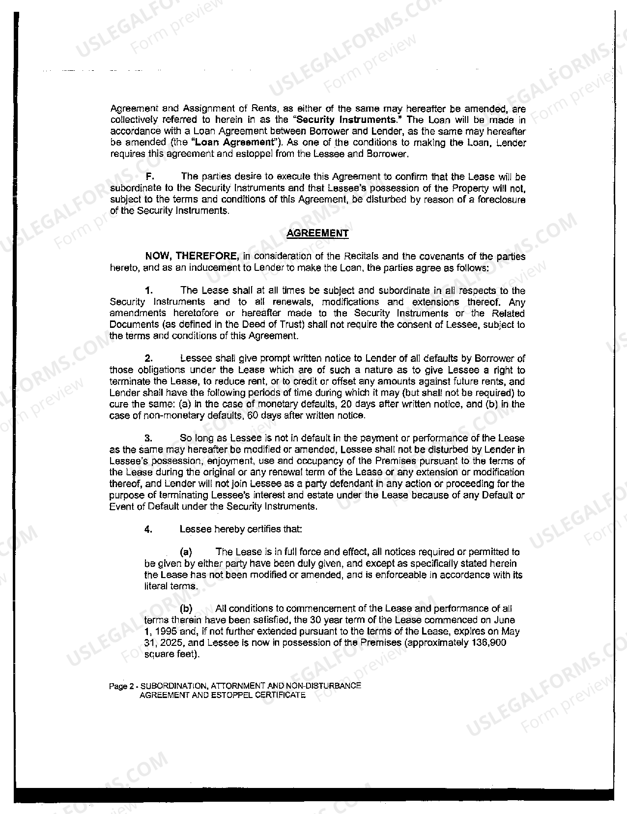 Letter Of Attornment Example | US Legal Forms